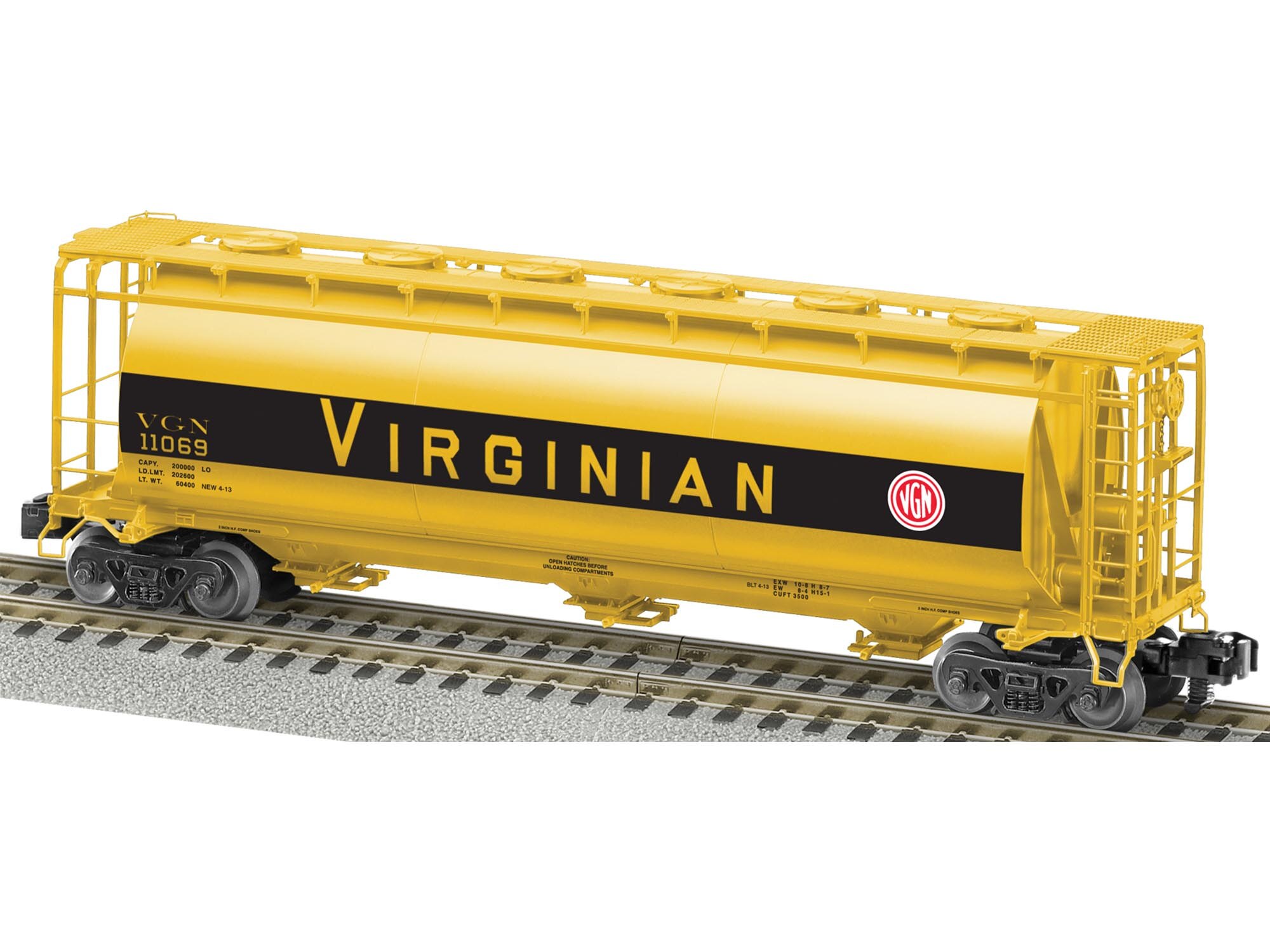 Virginian NS Heritage S-Scale Cylindrical Hopper