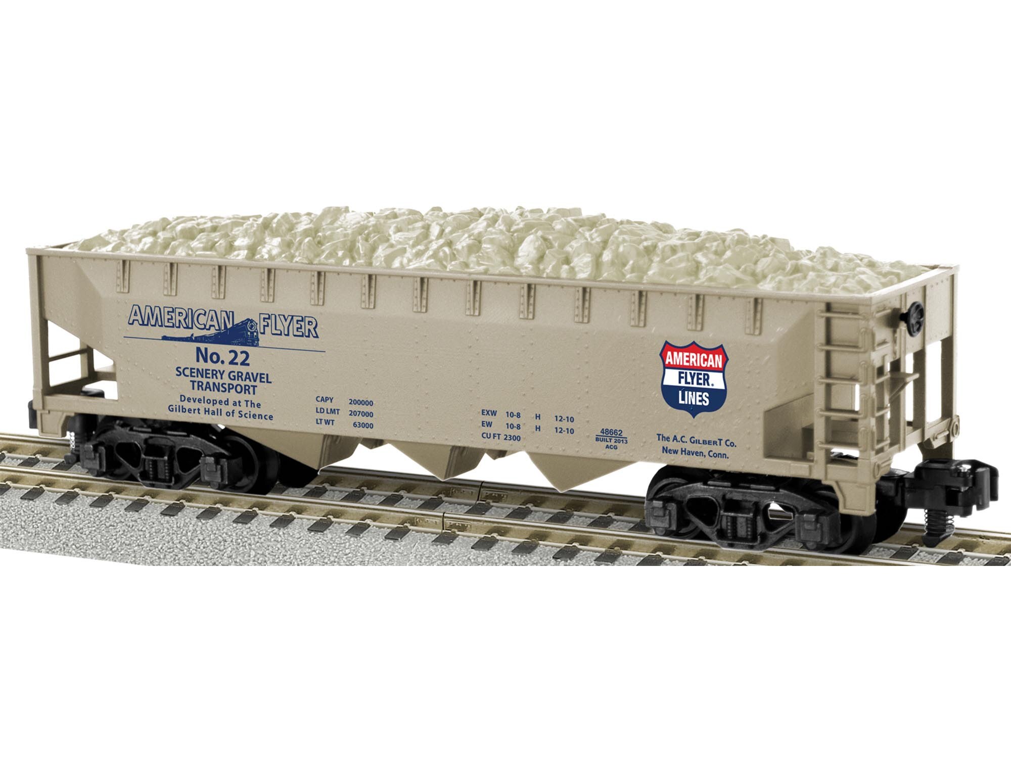 #22 Gravel 3-Bay Hopper