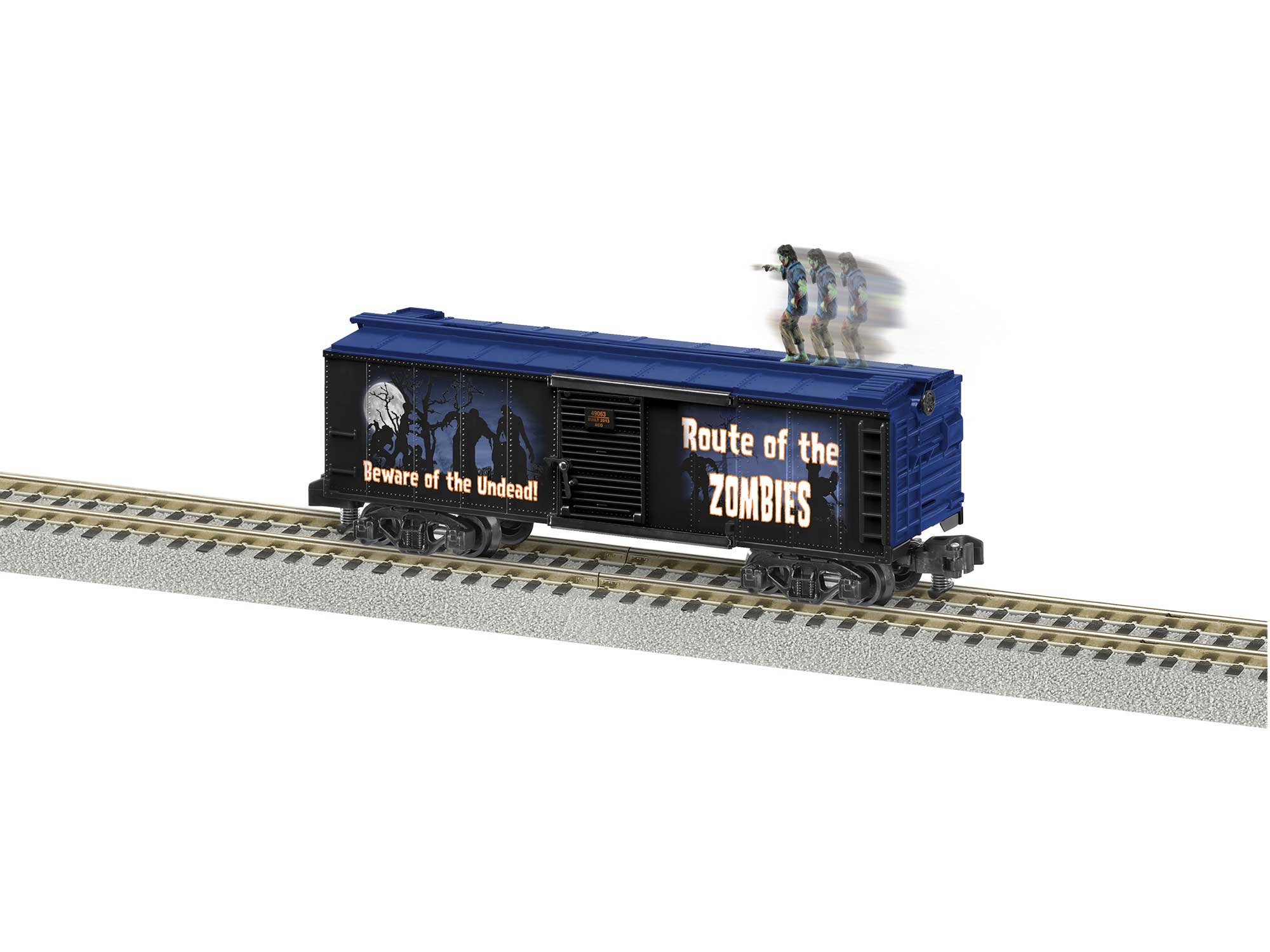 Zombie Walking Brakeman Boxcar