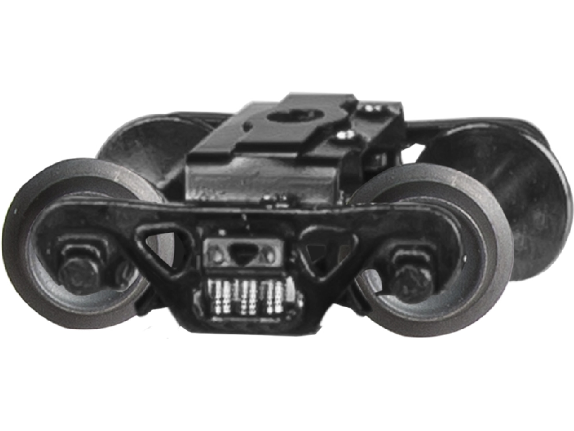 70-ton Die-cast Metal Sprung Trucks with Rotating Bearing Caps (pair)