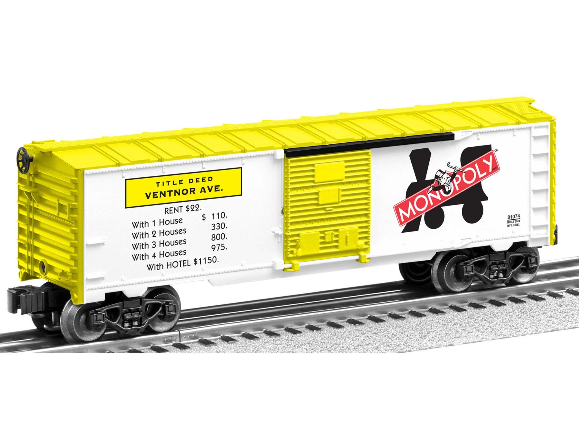 Monopoly Boxcar 2-Pack (Ventnor Ave & Indiana Ave)