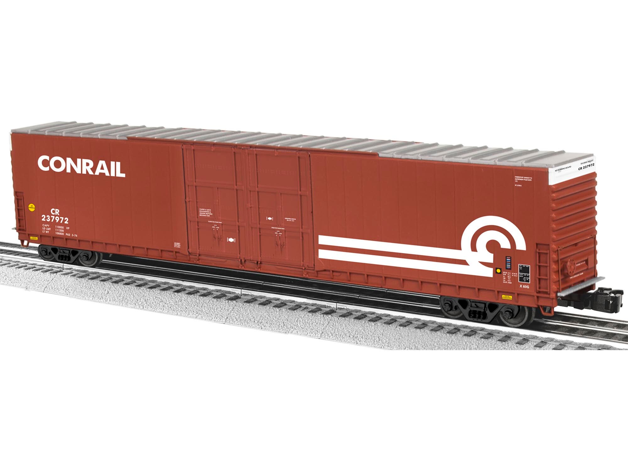 Conrail 86' Hi-Cube Boxcar 2-Pack