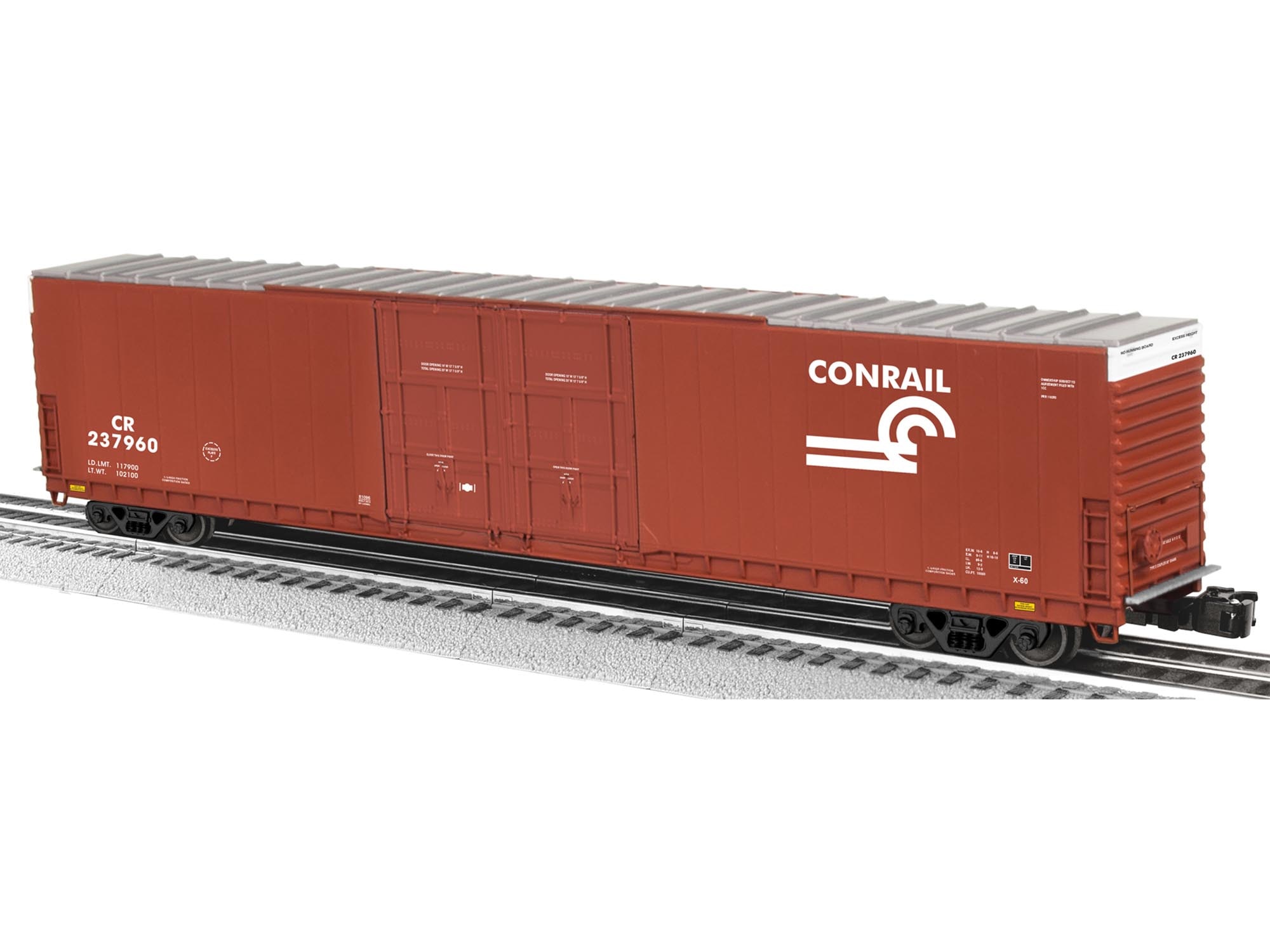Conrail 86' Hi-Cube Boxcar 2-Pack