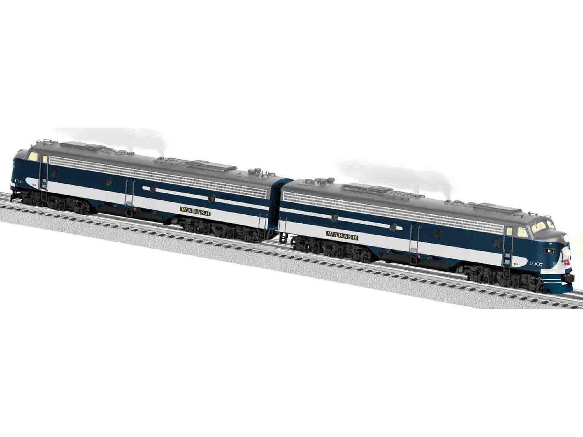 Wabash LEGACY Scale E8 Diesel AA Set (Pwr #1007 & Non-Pwr #1011)