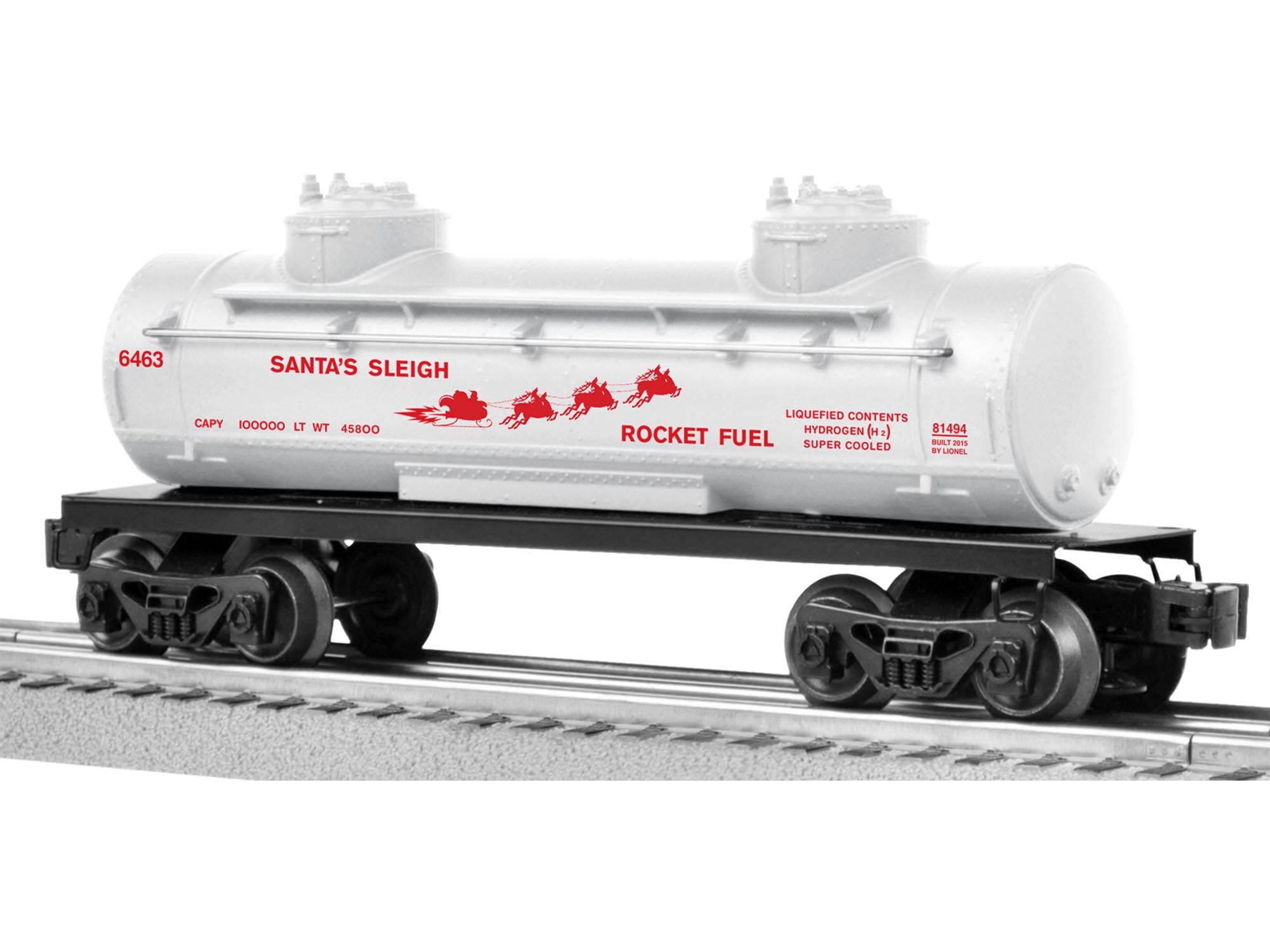 #6463 Santa's Sleigh Rocket Fuel Tank Car