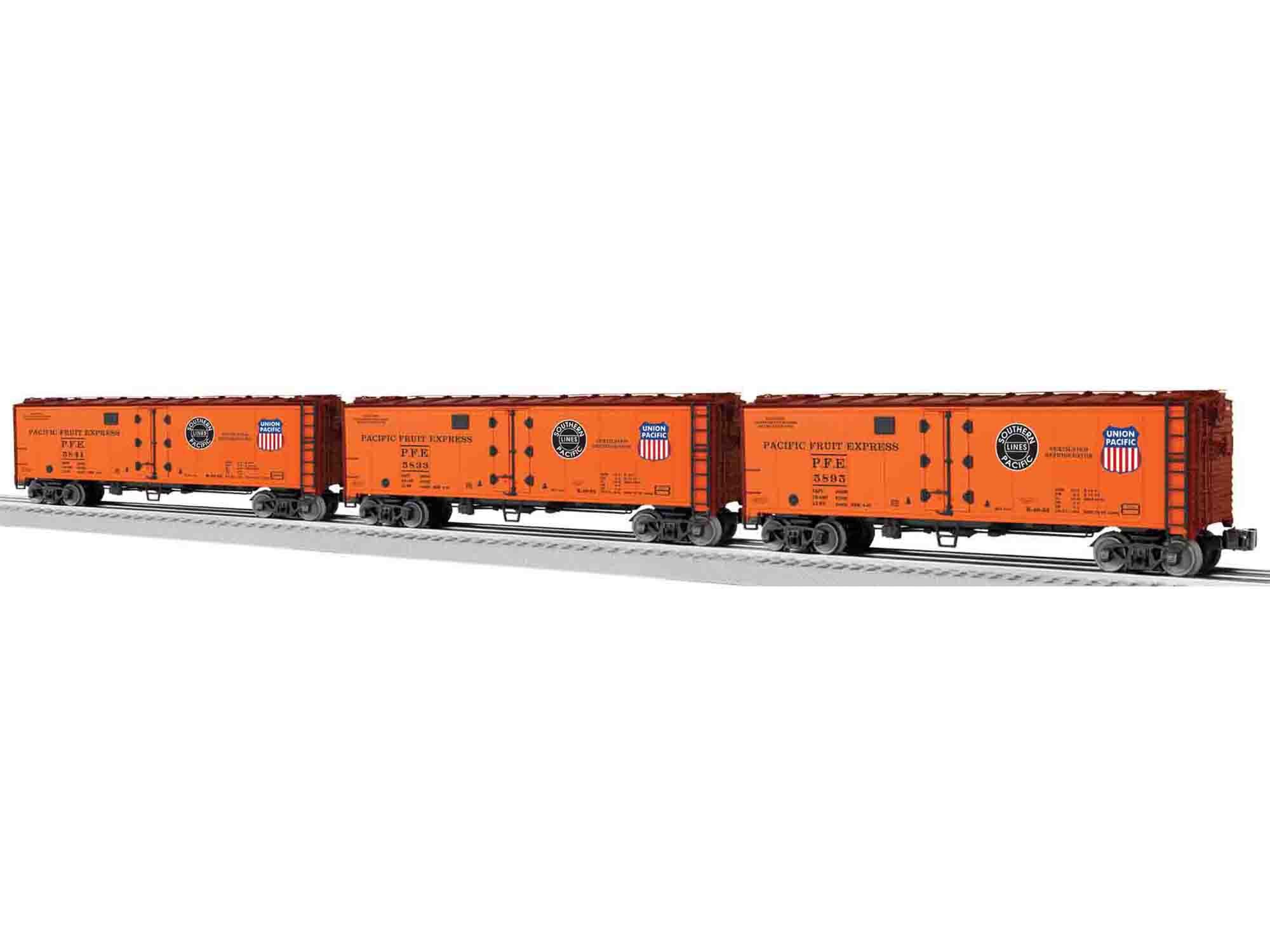 Pacific Fruit Express Steel-Sided Reefer 3-Pack