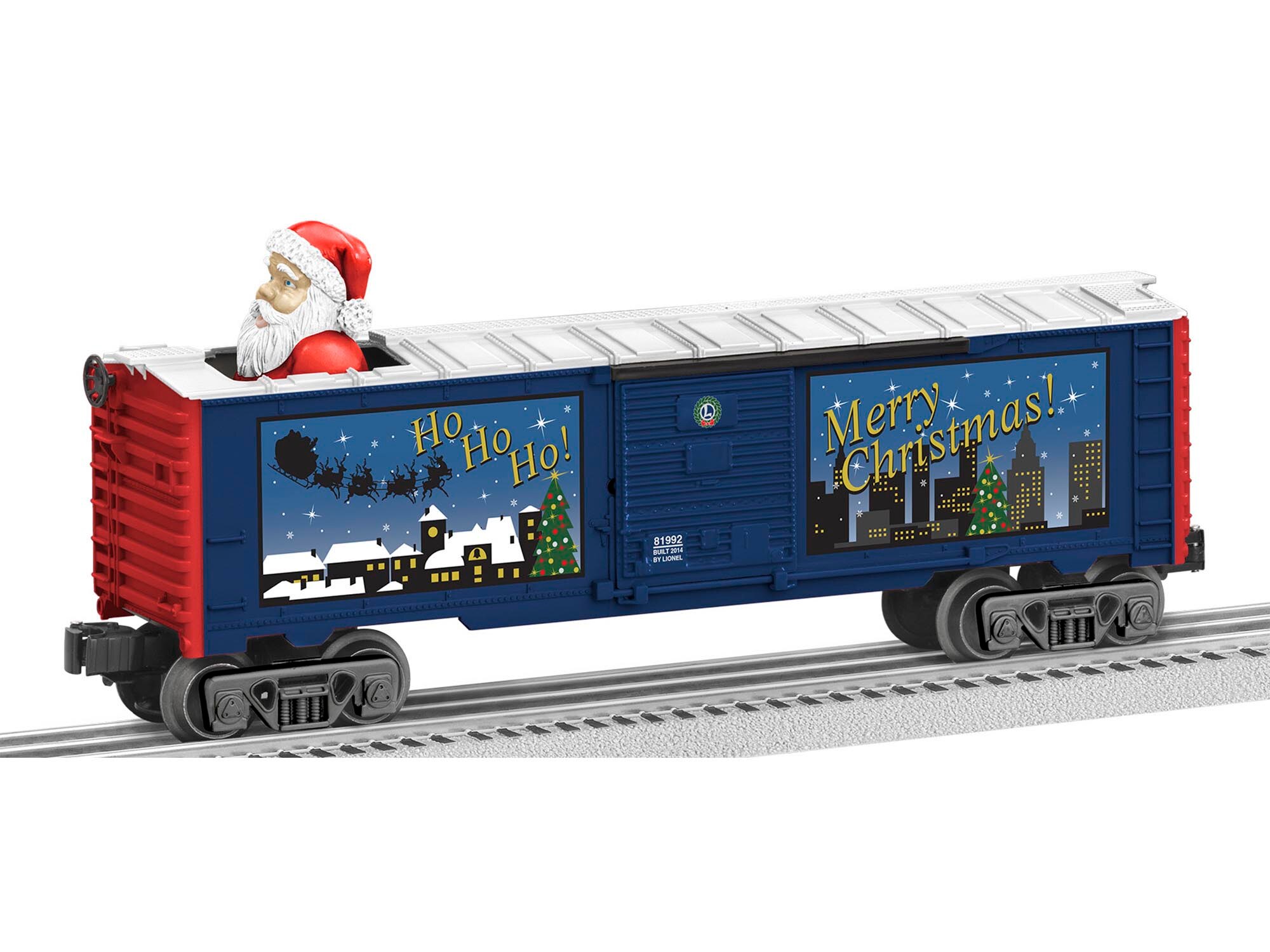 Santa Claus Bobbing Head Boxcar
