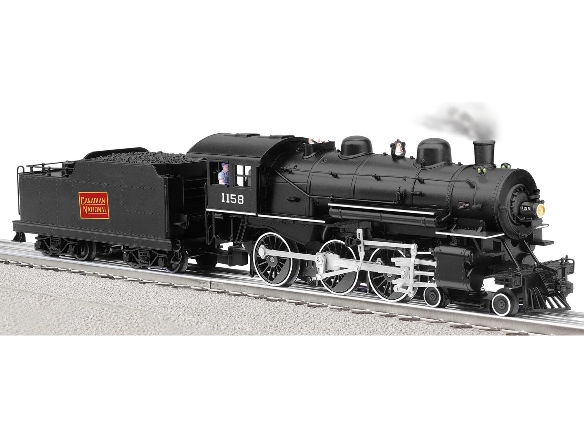 Canadian National LEGACY 4-6-0 Ten Wheeler Steam Locomotive #1158