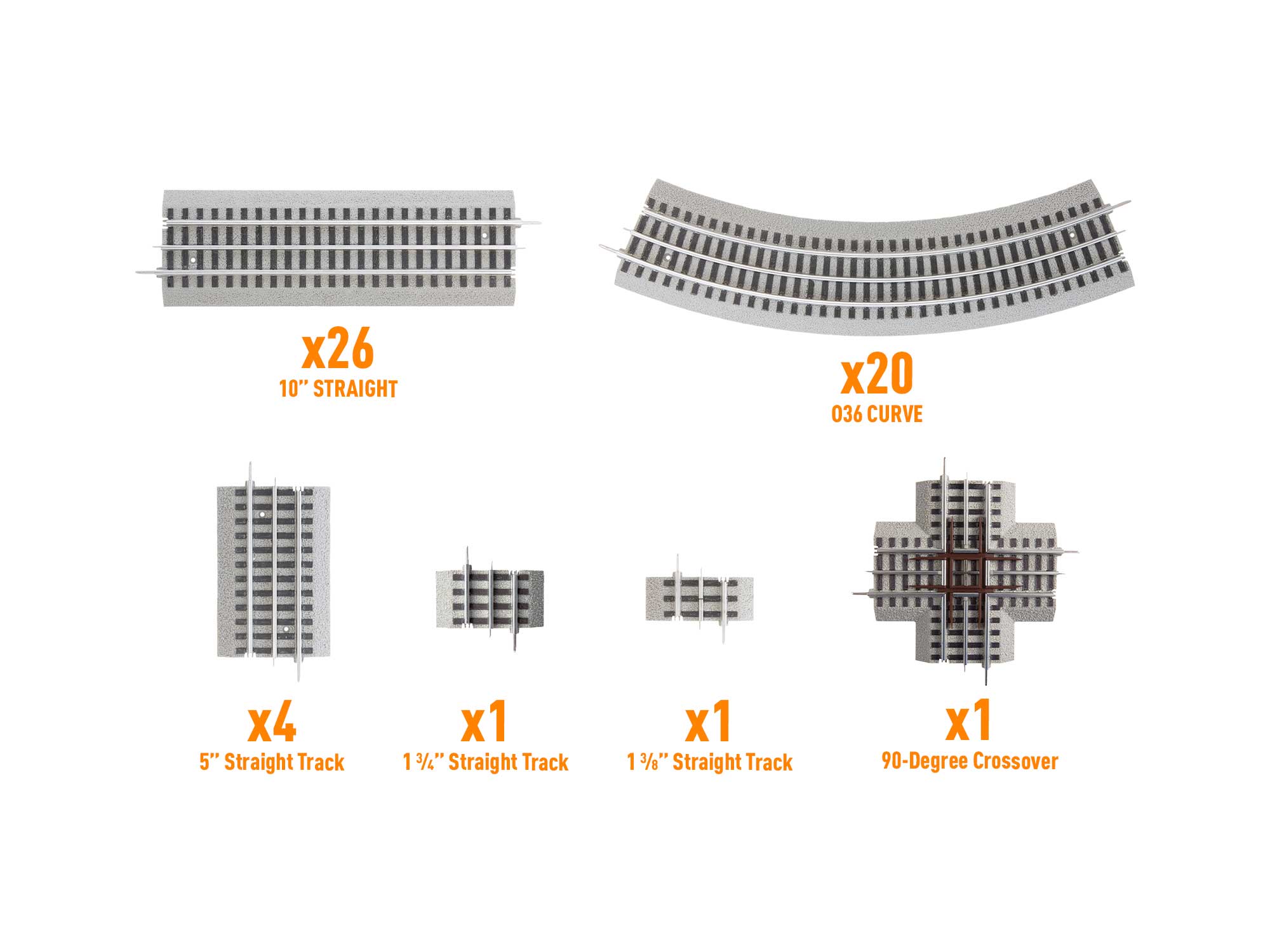 Deluxe FasTrack® Layout (54 Piece Set)