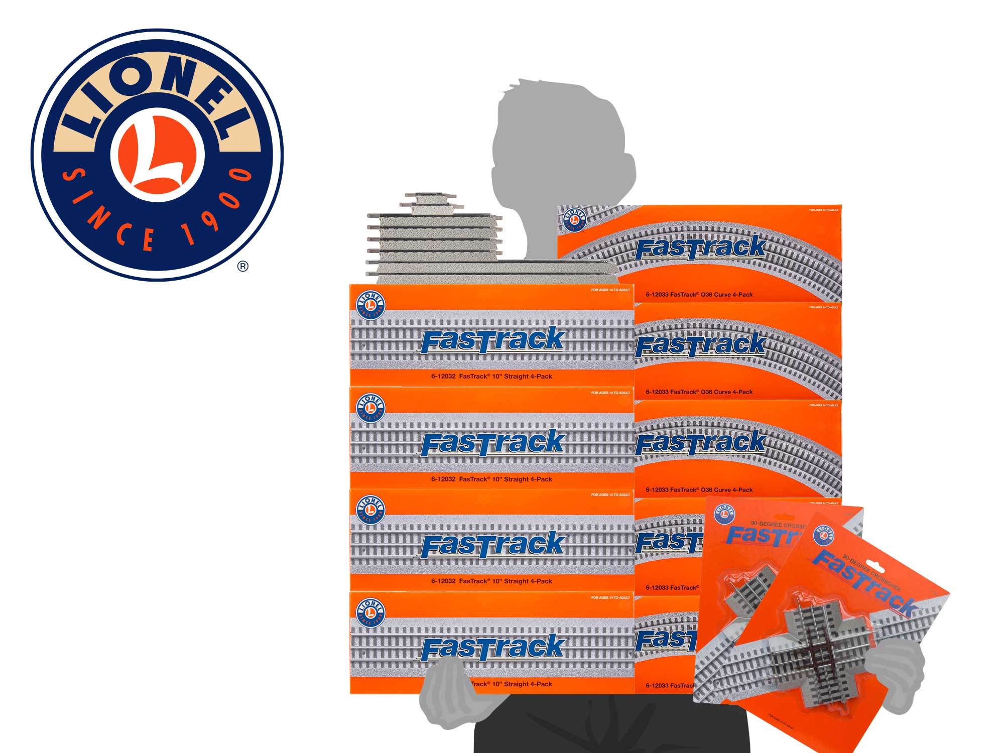 Deluxe FasTrack® Layout (54 Piece Set)