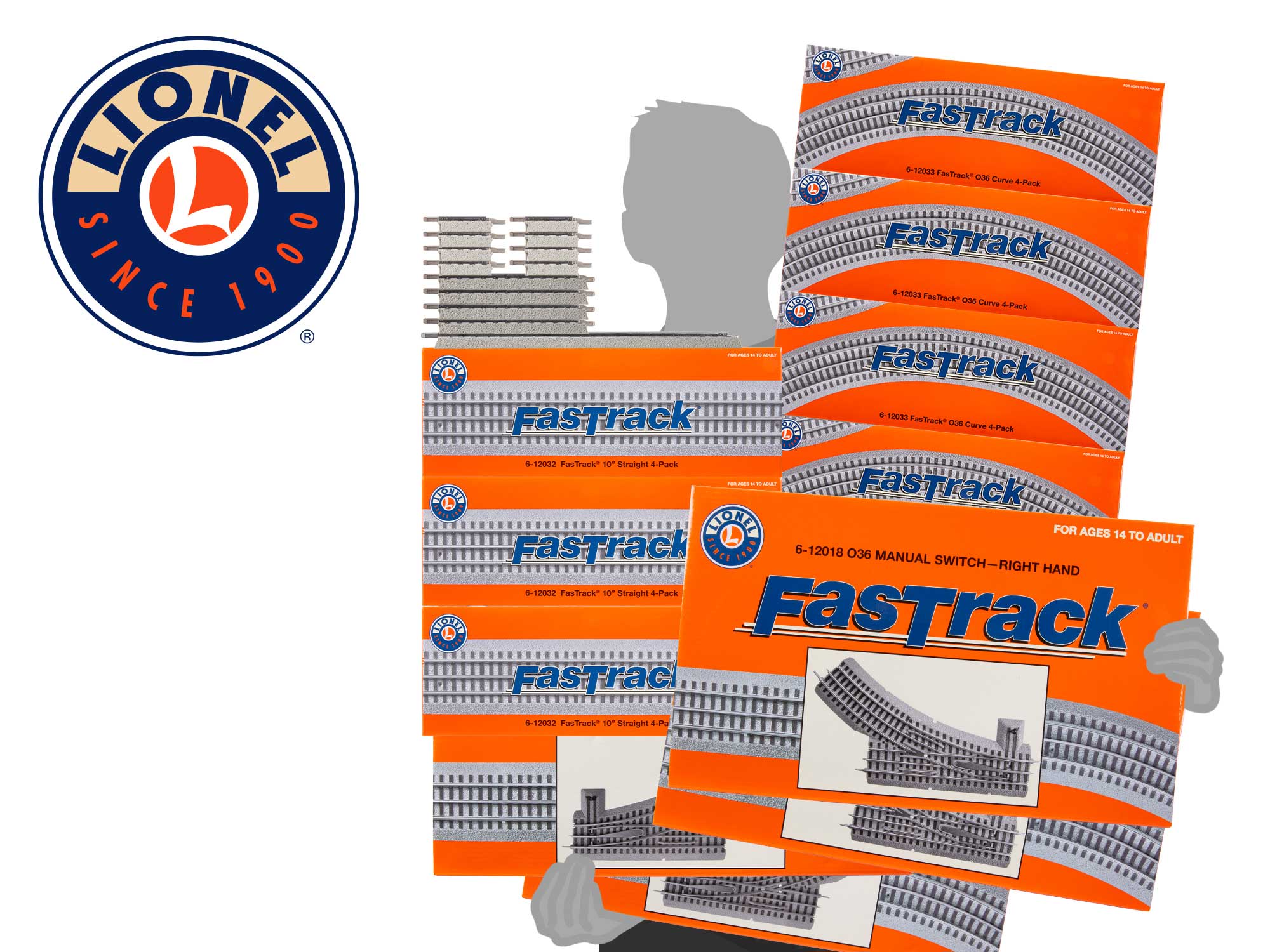 Deluxe FasTrack® Layout (45 Piece Set)