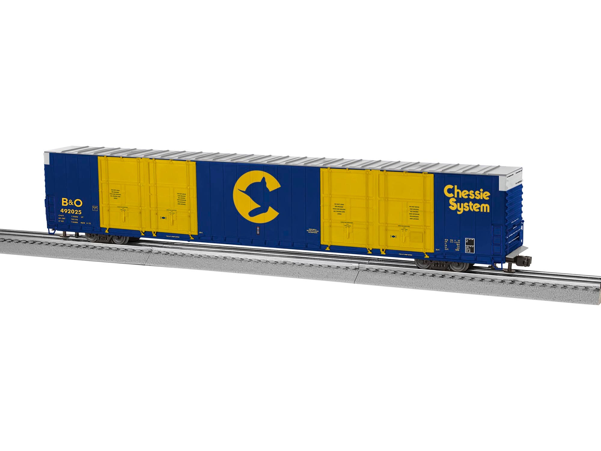 Chessie System 8-Door Hi-Cube Boxcar