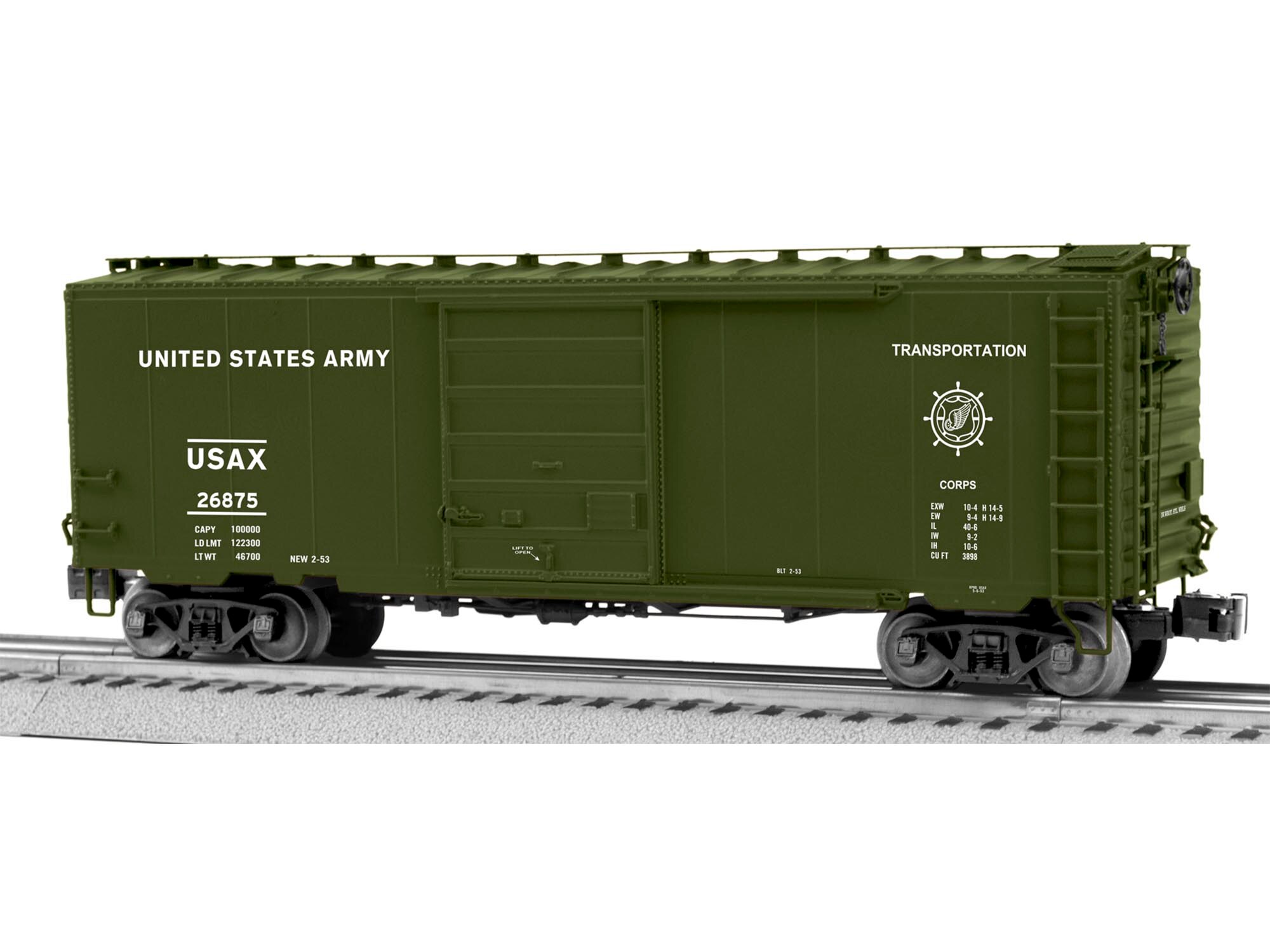 U.S. Army PS-1 Boxcar #26875