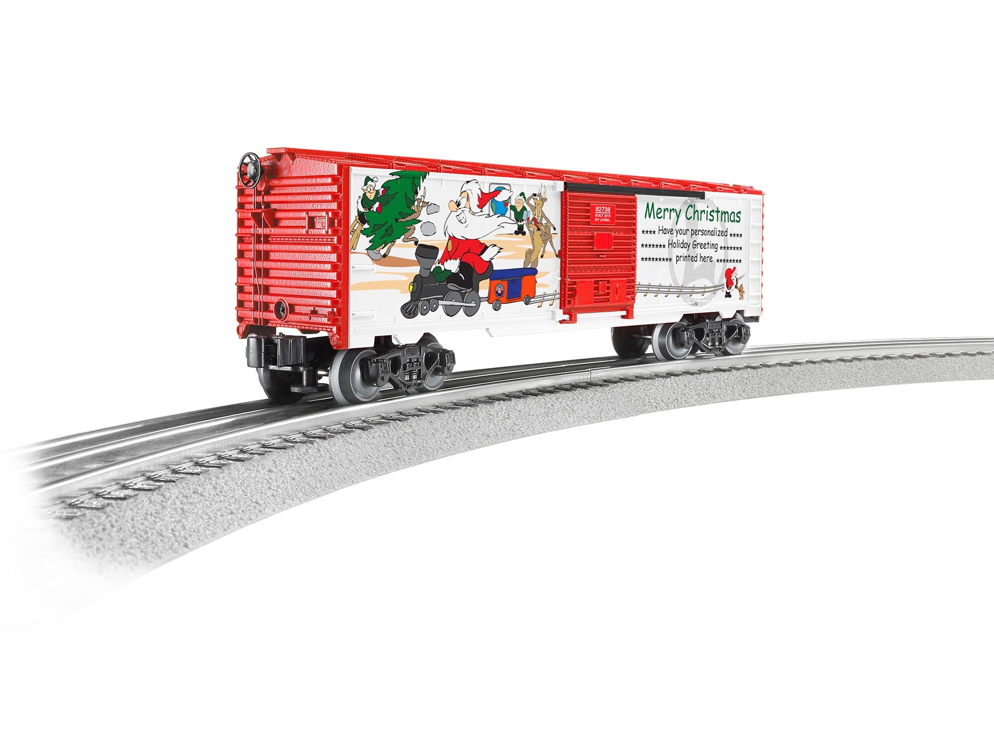 Santa Personalized Boxcar