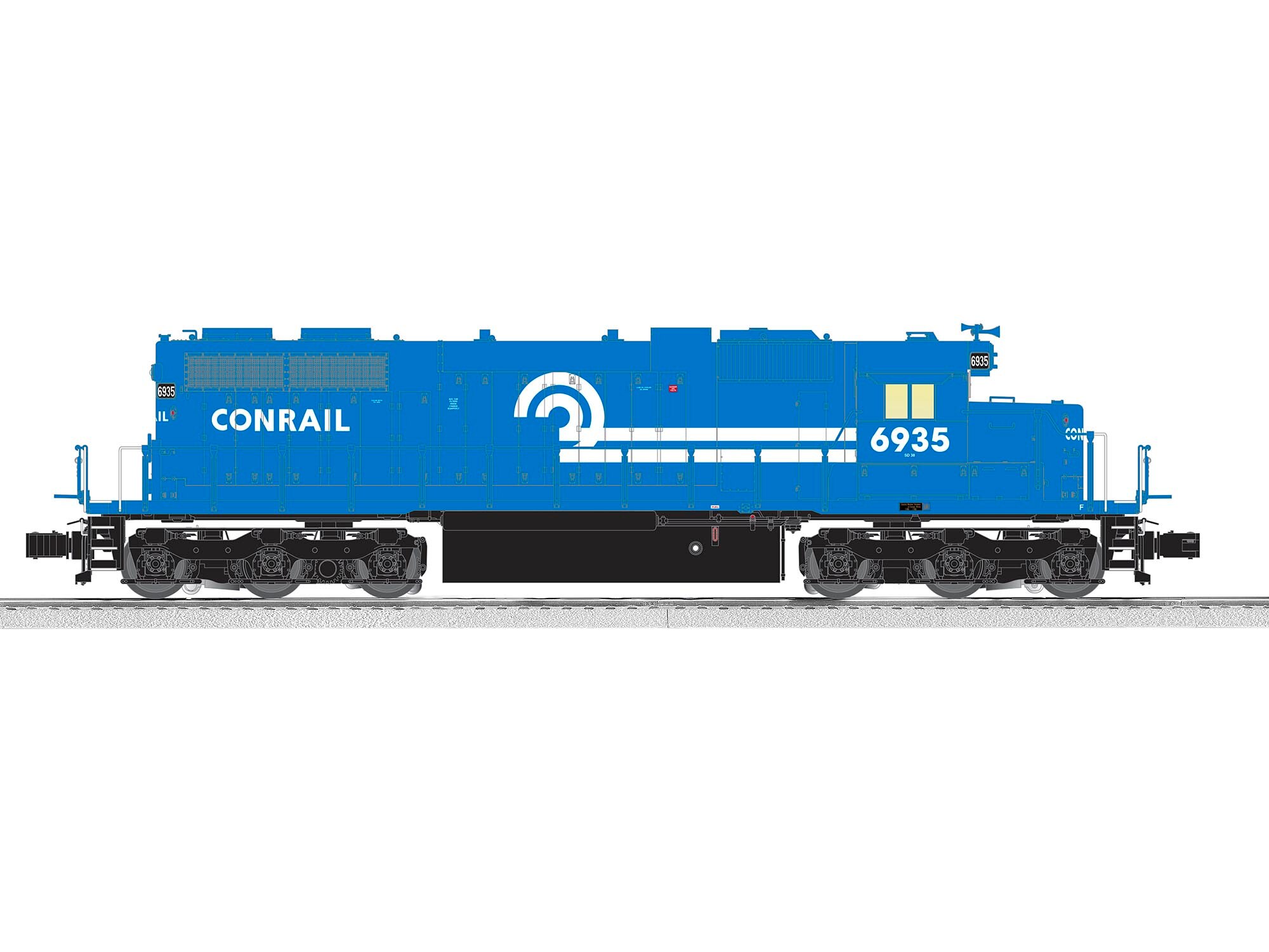Conrail SD38 #6935