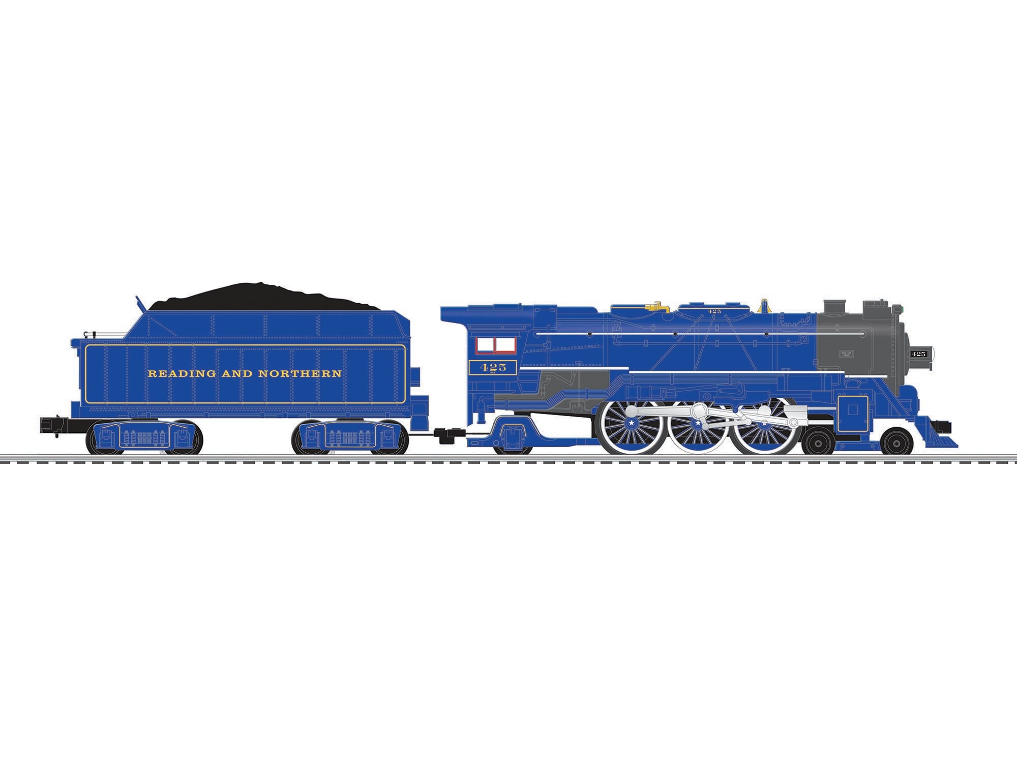 Reading and Northern LionChief™ Plus Pacific Steam Locomotive