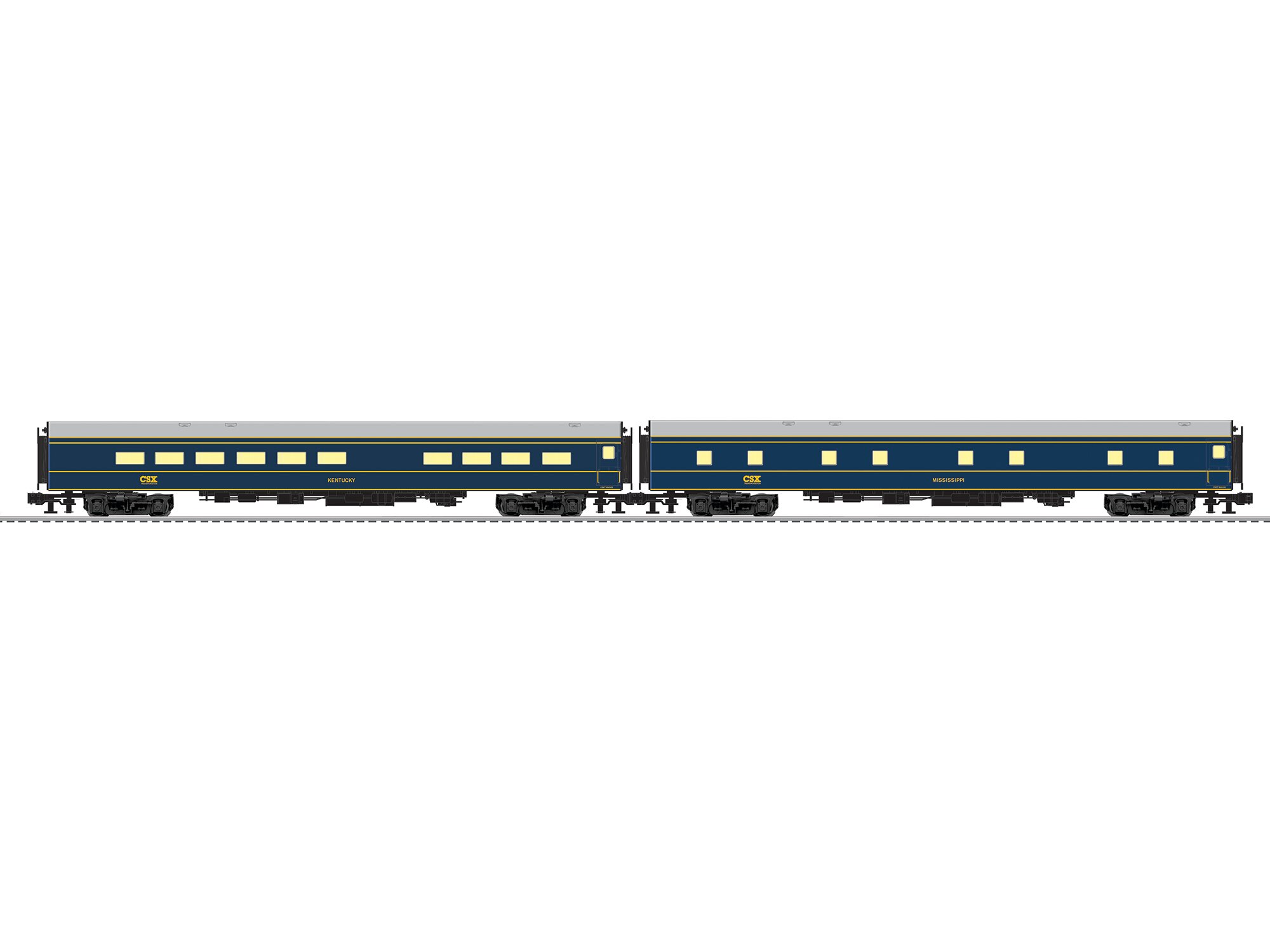 CSX 21" Passenger 2-Pack