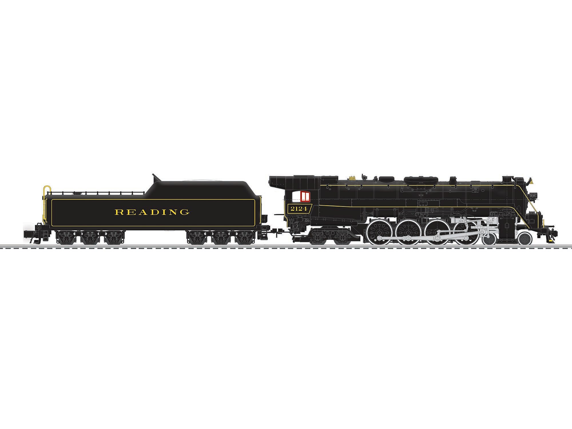 Reading LEGACY™ T1 Locomotive #2124