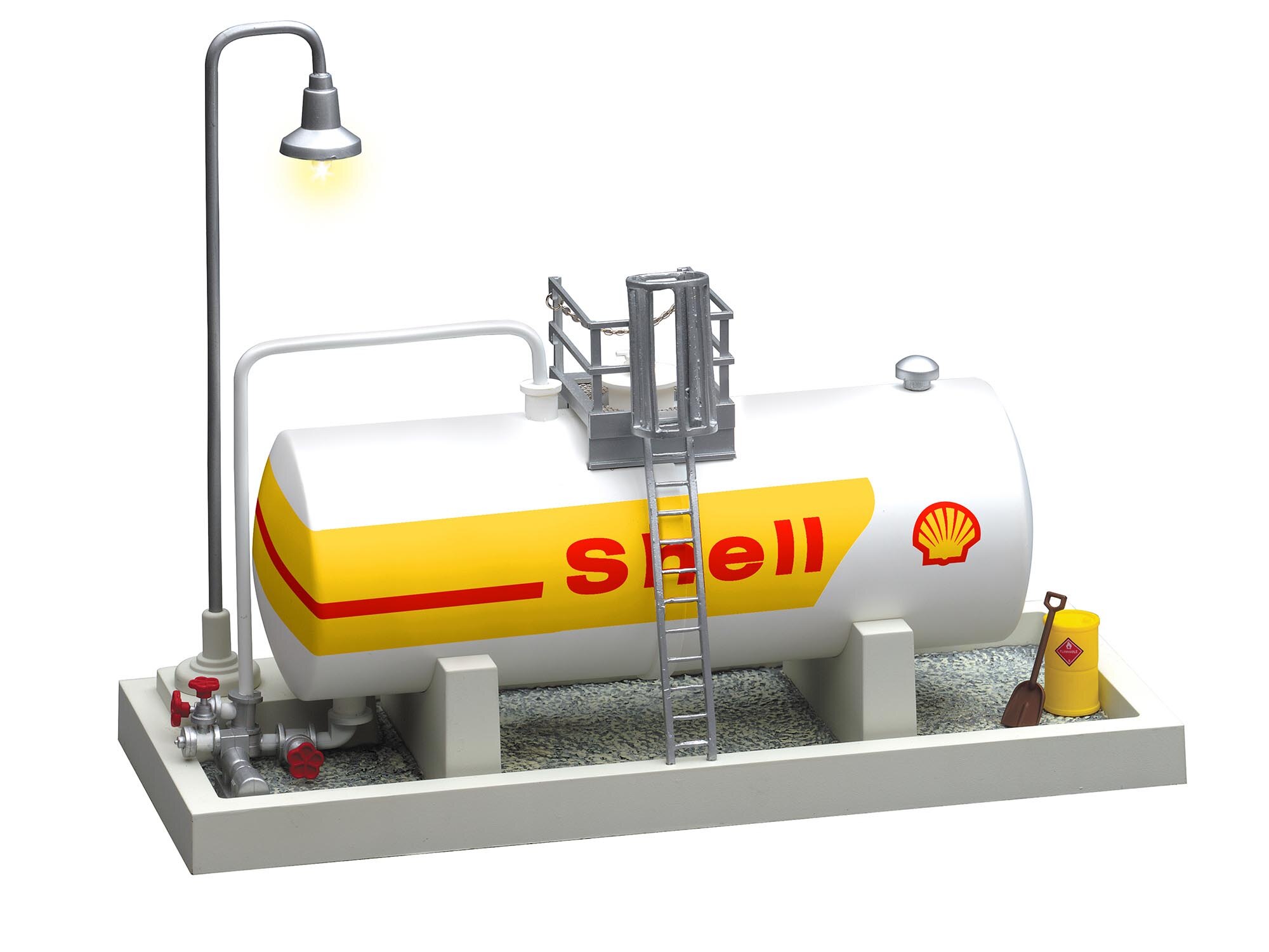 Shell Oil Storage Tank w/ Light