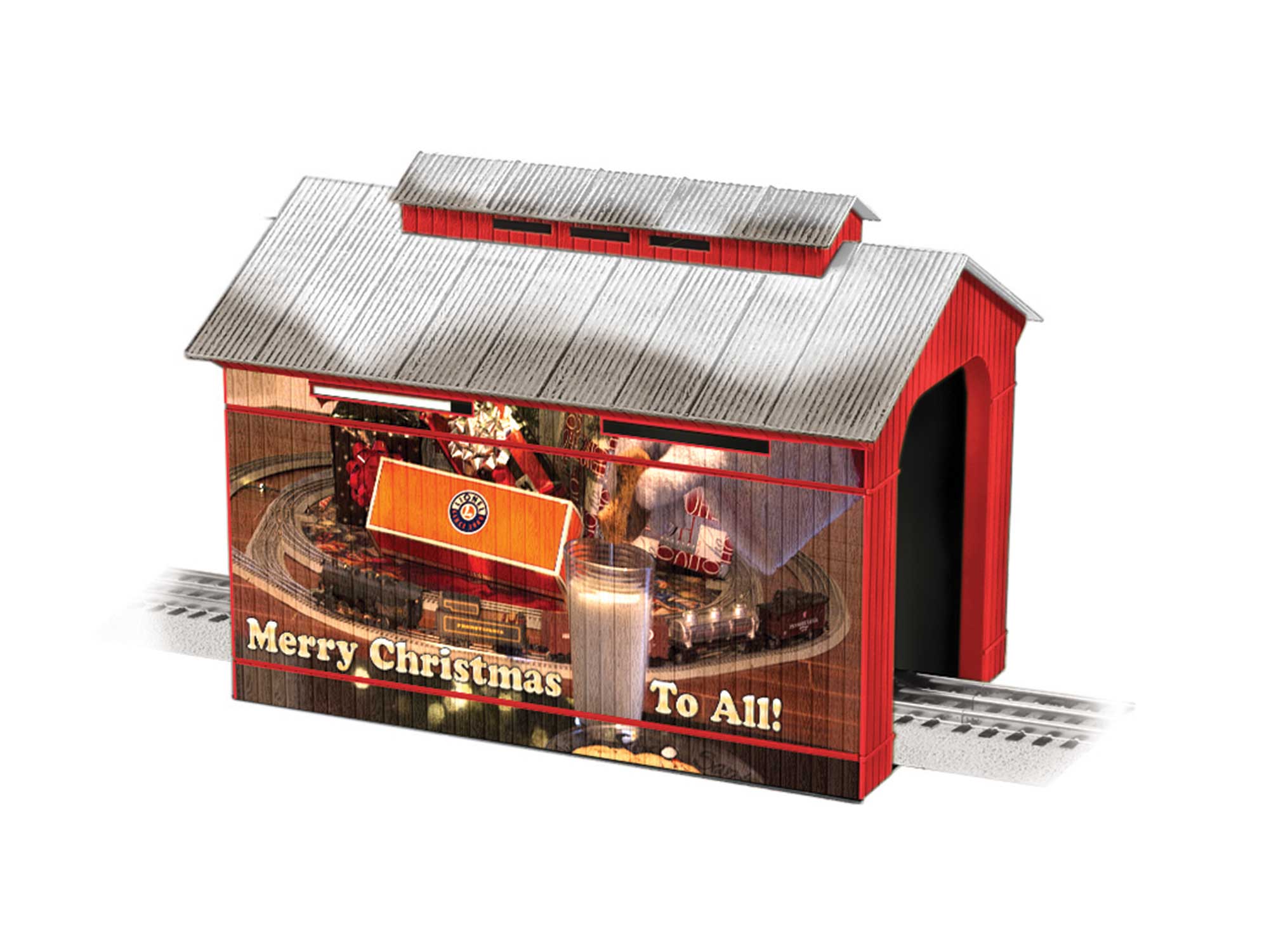 Christmas Half-Covered Bridge
