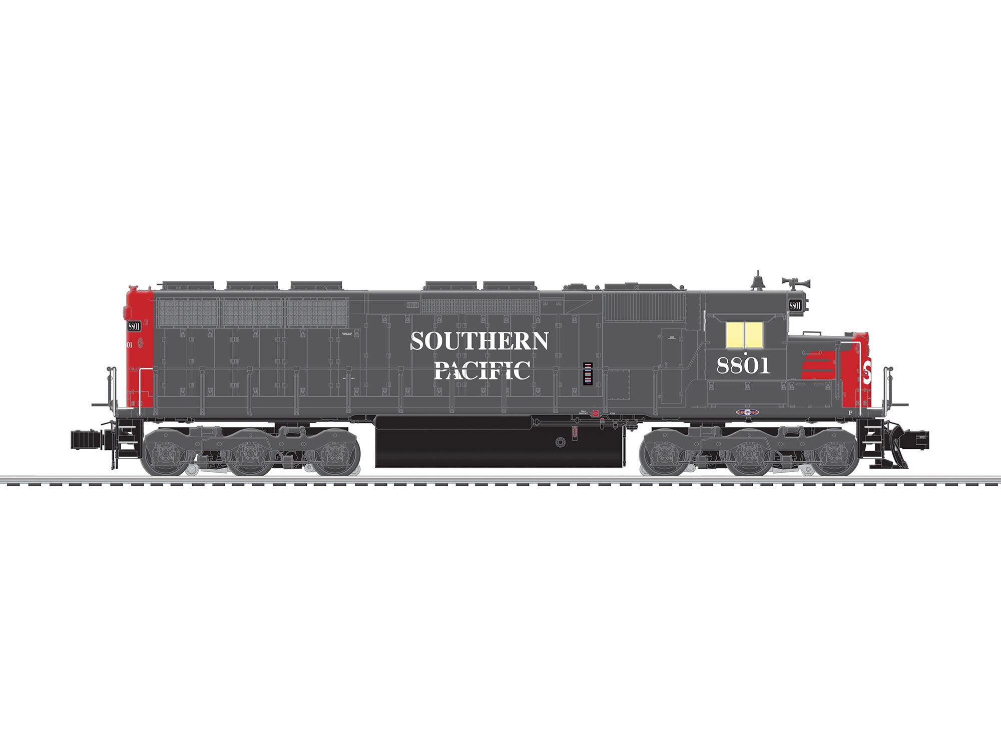 Southern Pacific LEGACY SD45 Diesel Locomotive