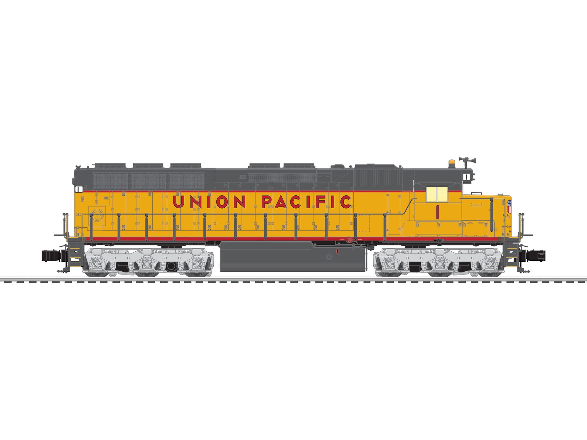 Union Pacific LEGACY SD45 Diesel Locomotive