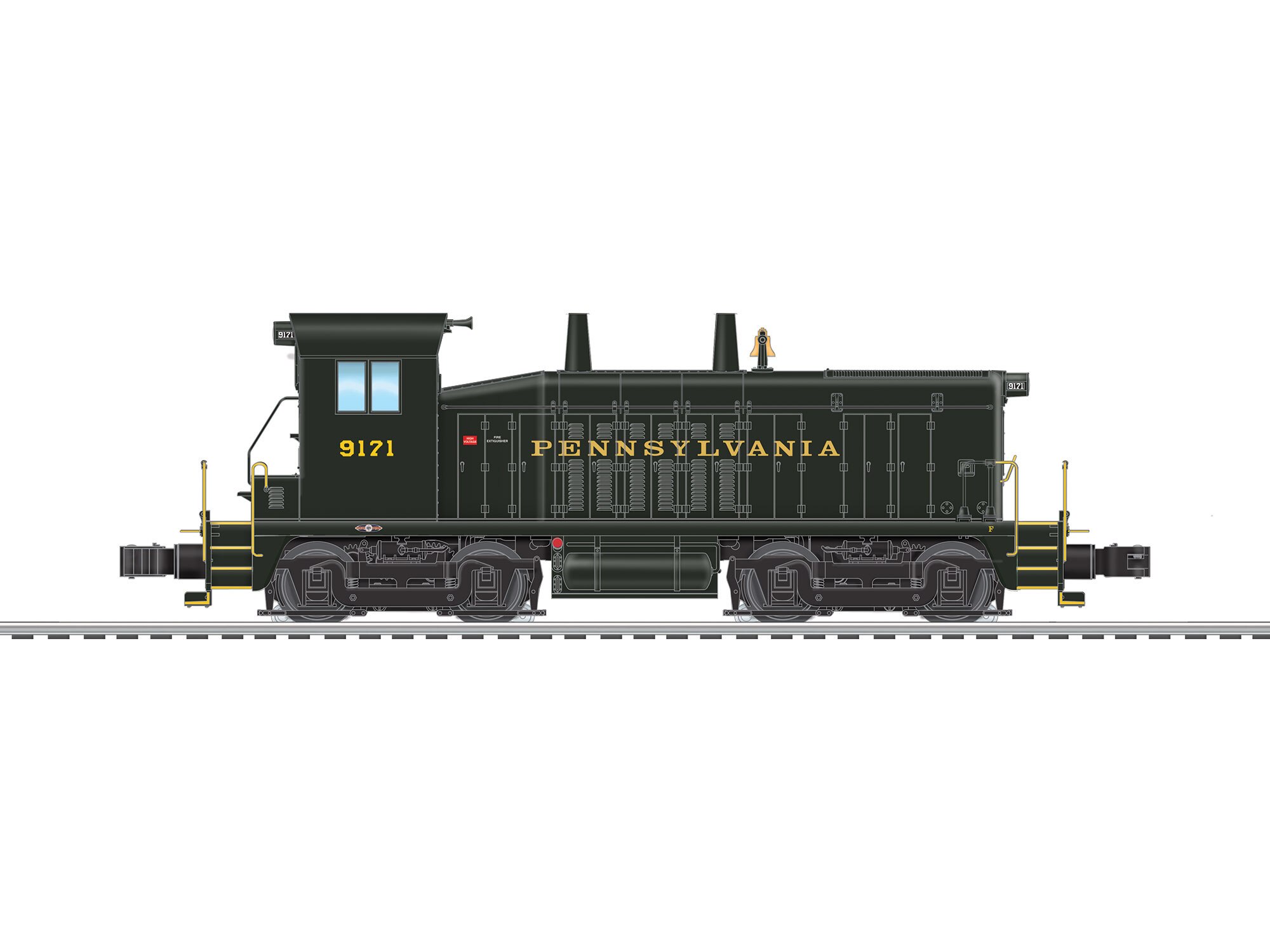 Pennsylvania Railroad LEGACY NW2 Diesel Locomotive