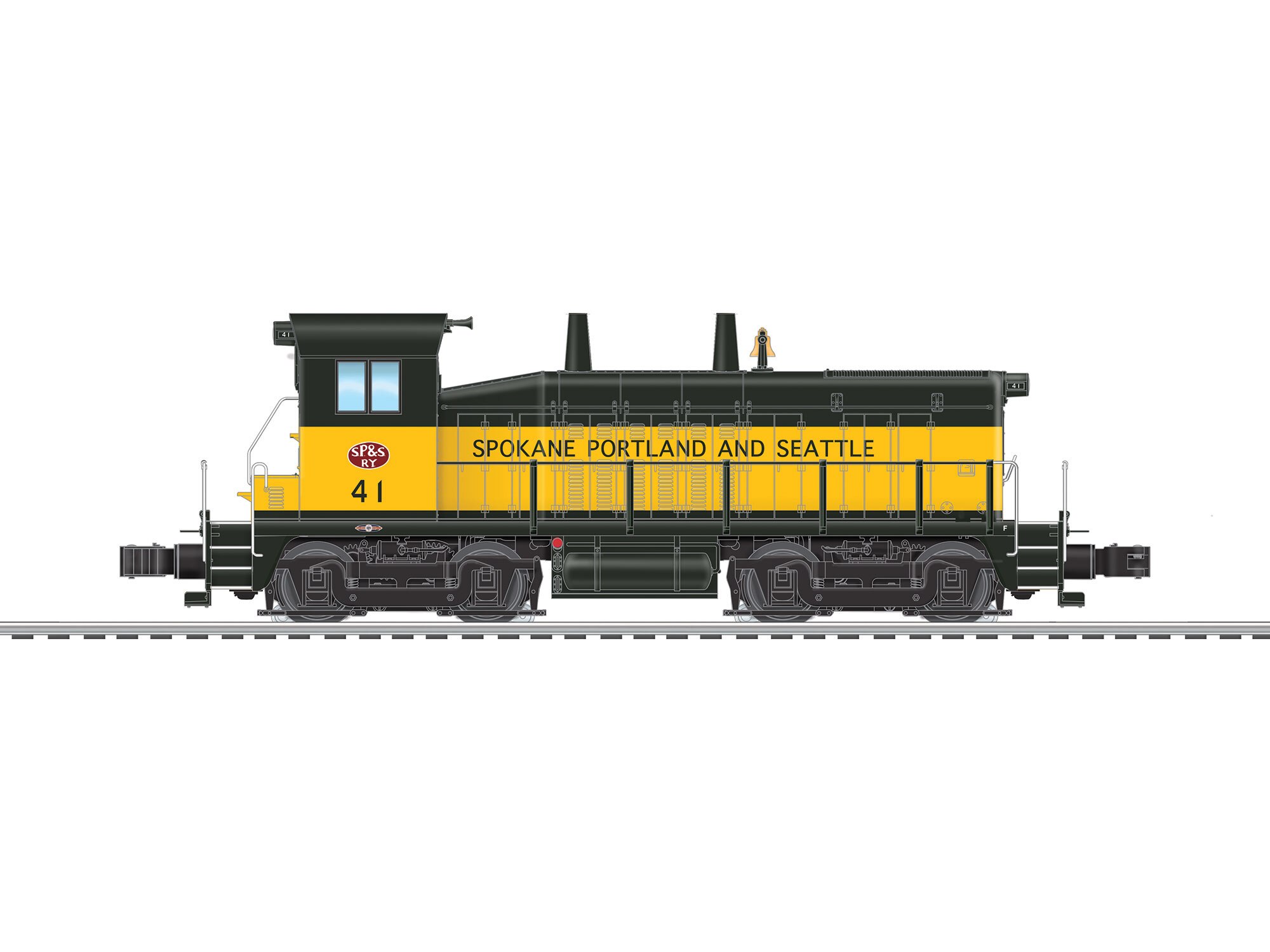 Spokane Portland & Seattle LEGACY NW2 Diesel Locomotive