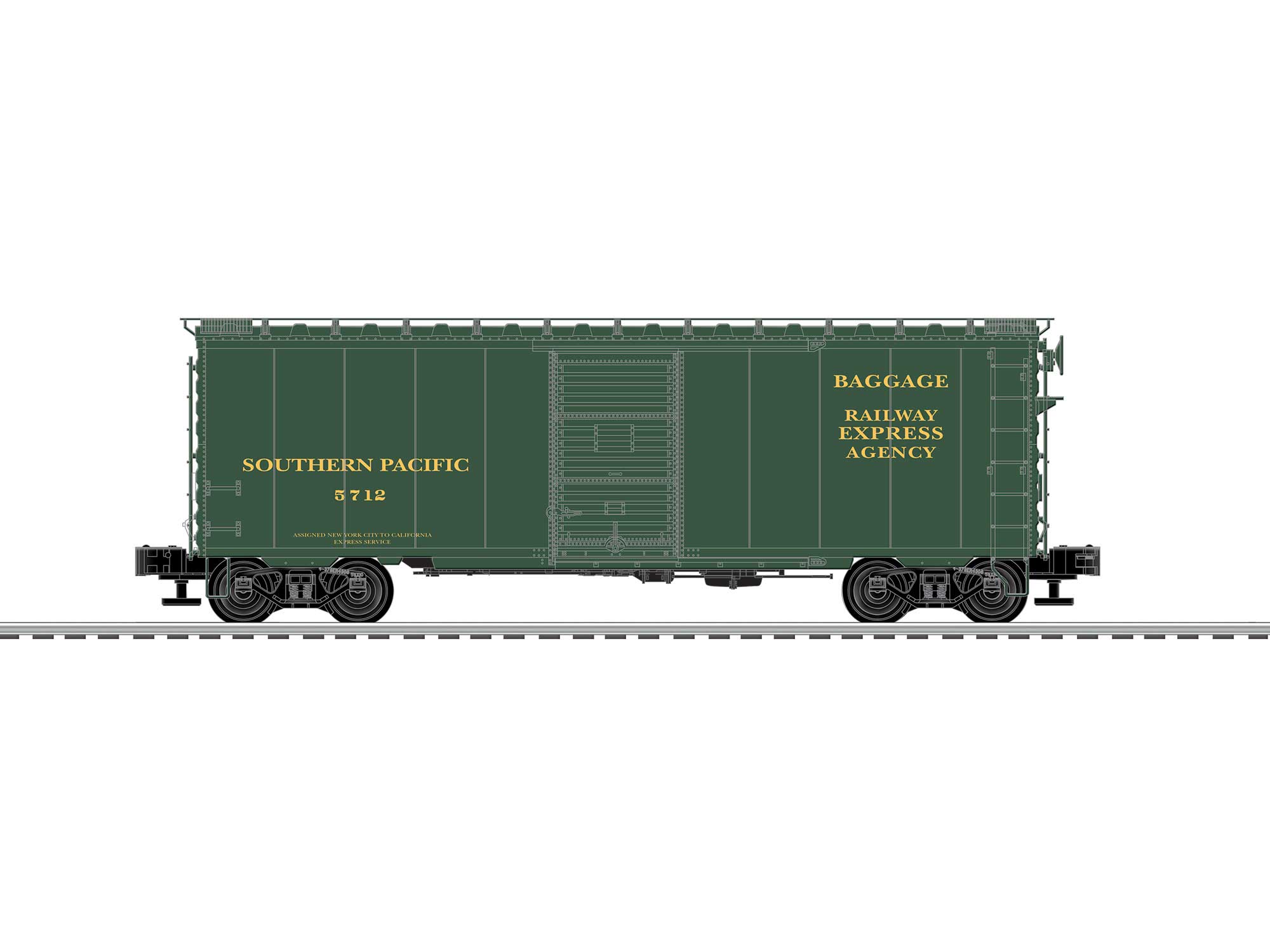 Southern Pacific PS-1 Express Boxcar