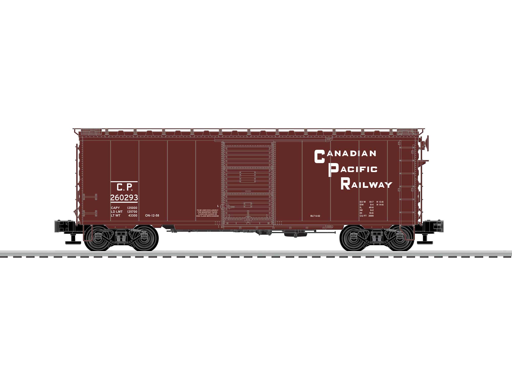 Canadian Pacific Grain Door PS-1 Boxcar