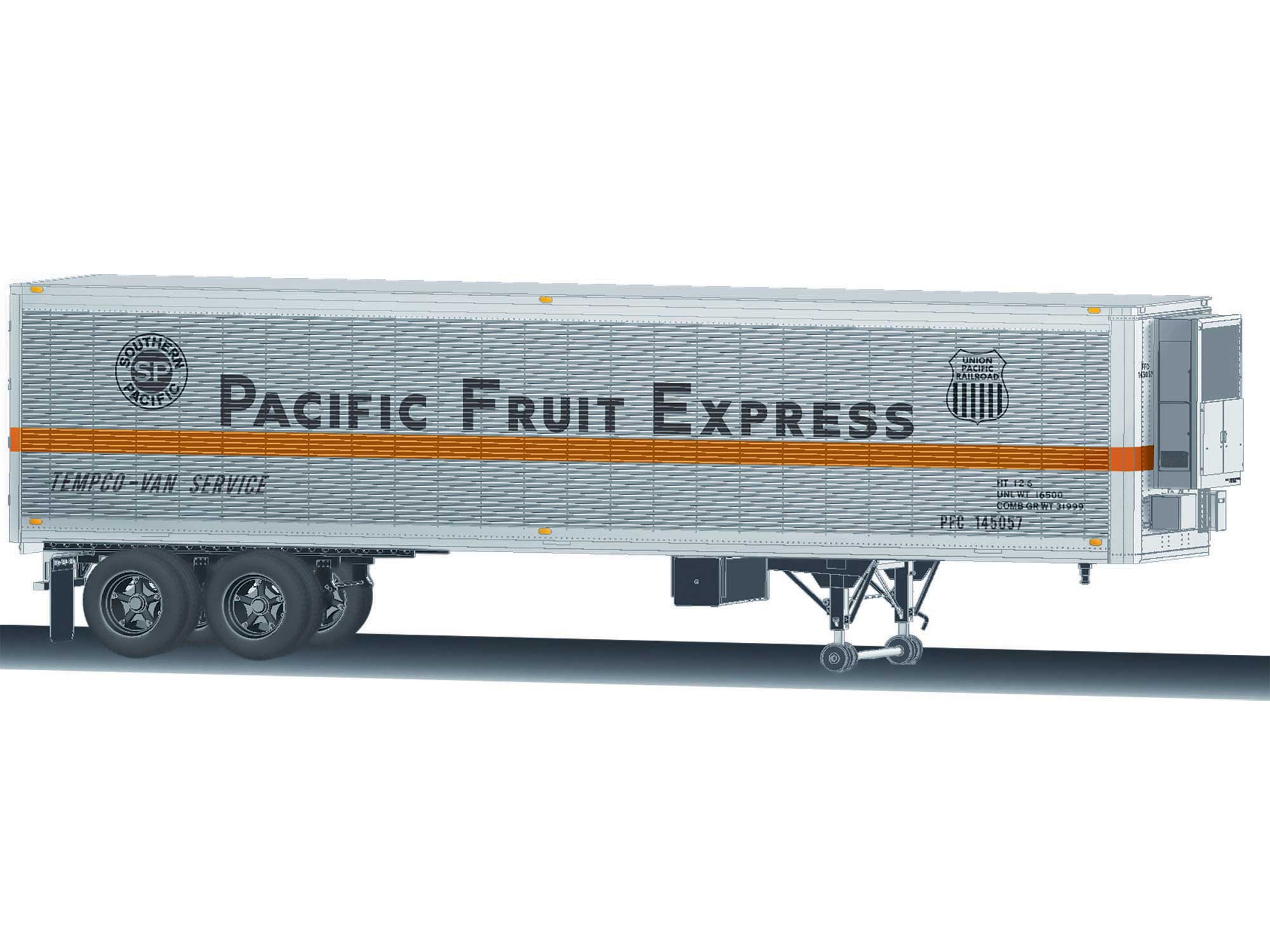 Pacific Fruit Express 40' Trailer 2-Packs
