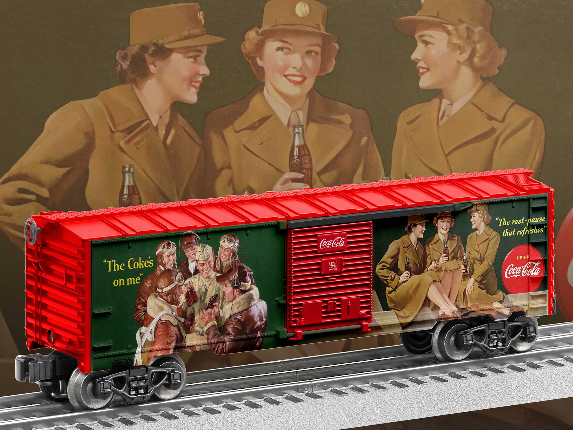 Coca-Cola™ Heritage Military Boxcar #1