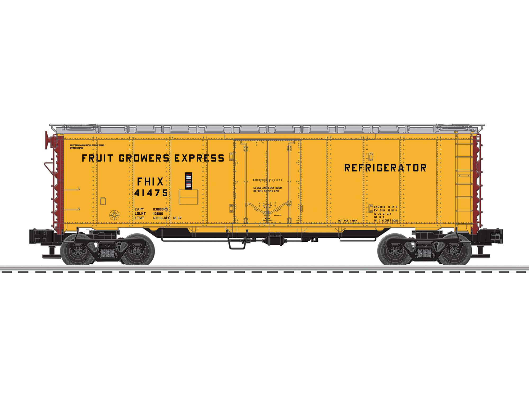 Fruit Growers Express 40' Steel Reefer