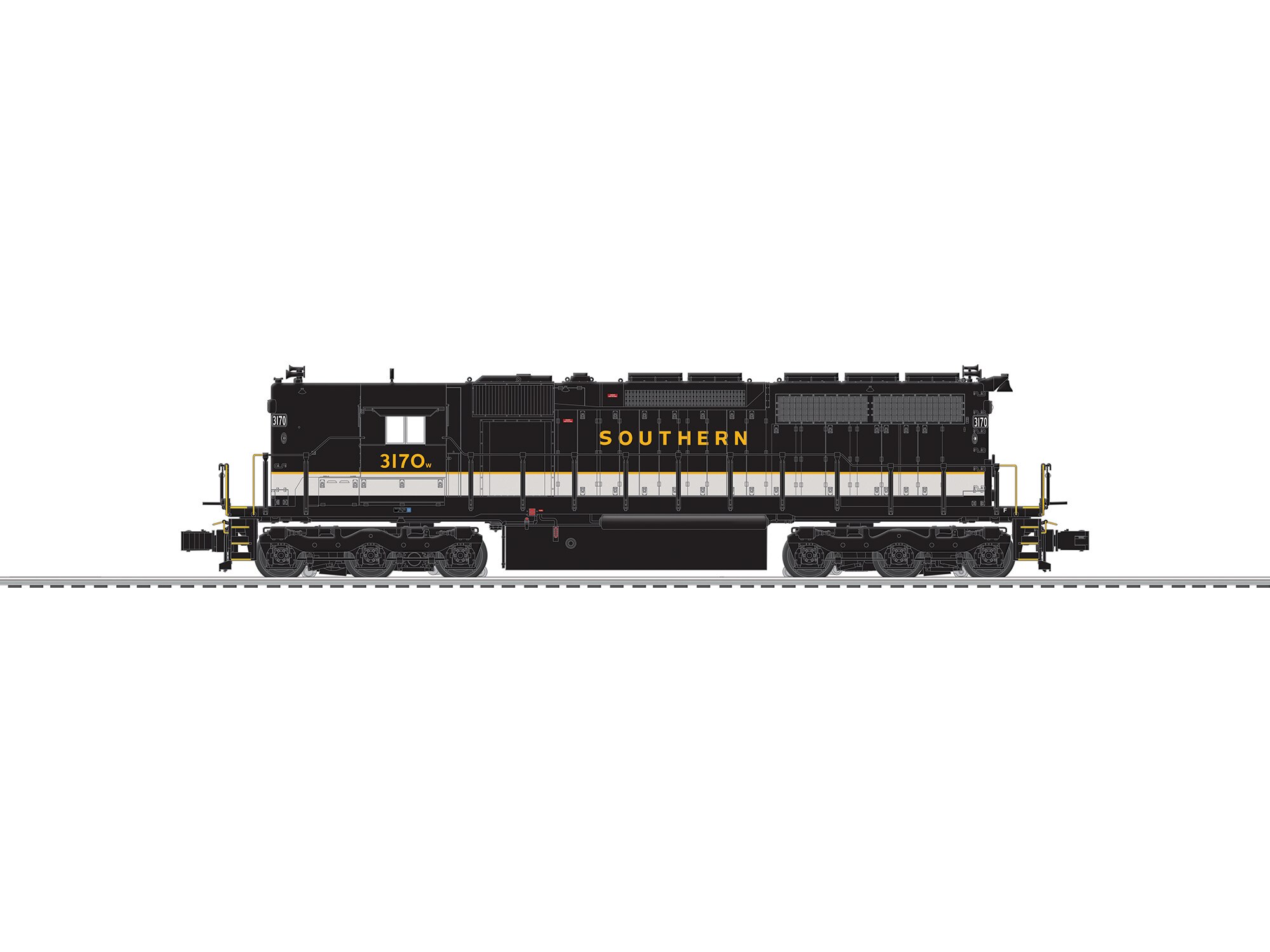 Southern SD40 #3170