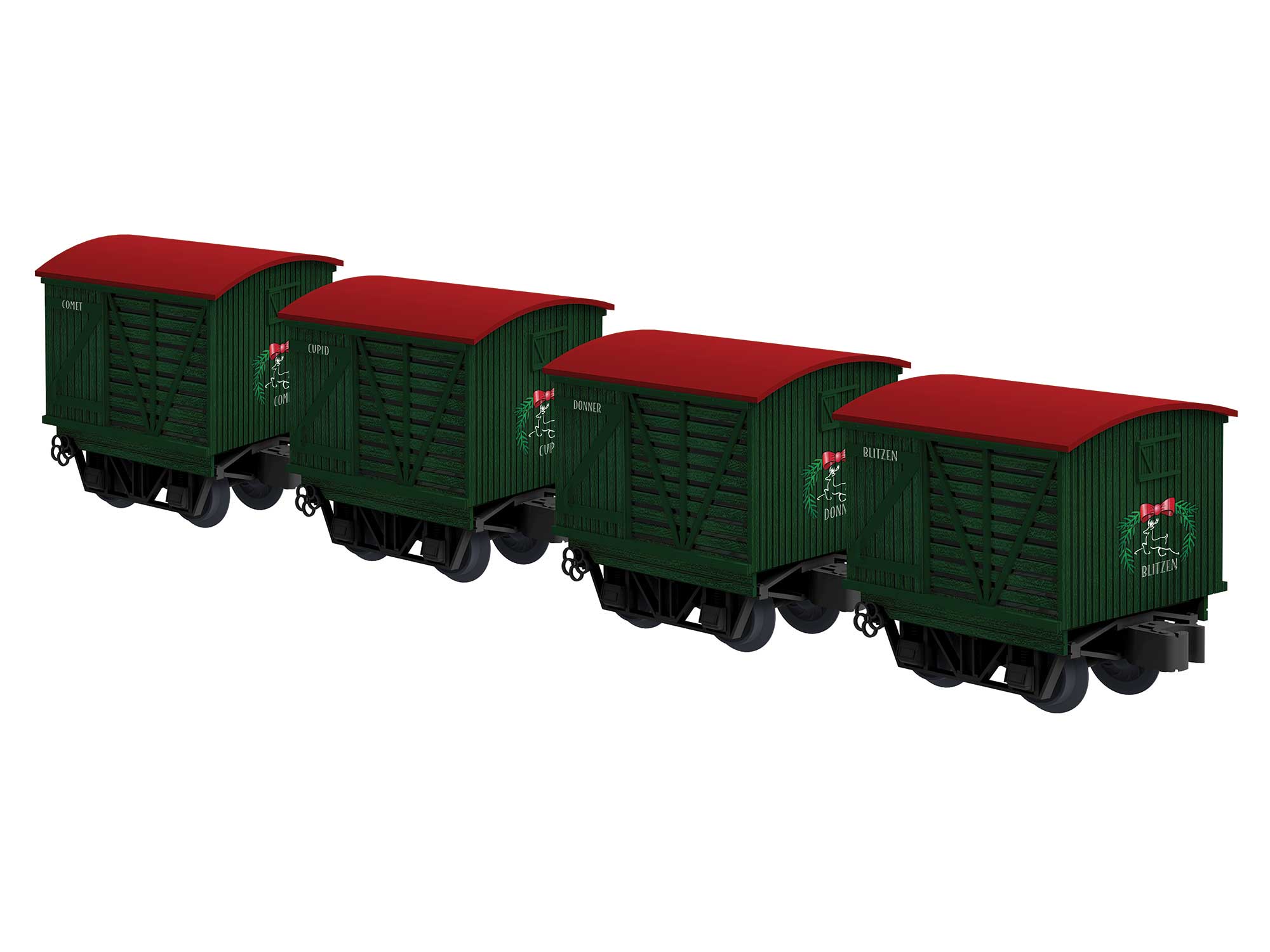 Reindeer Train (4 Pack B)
