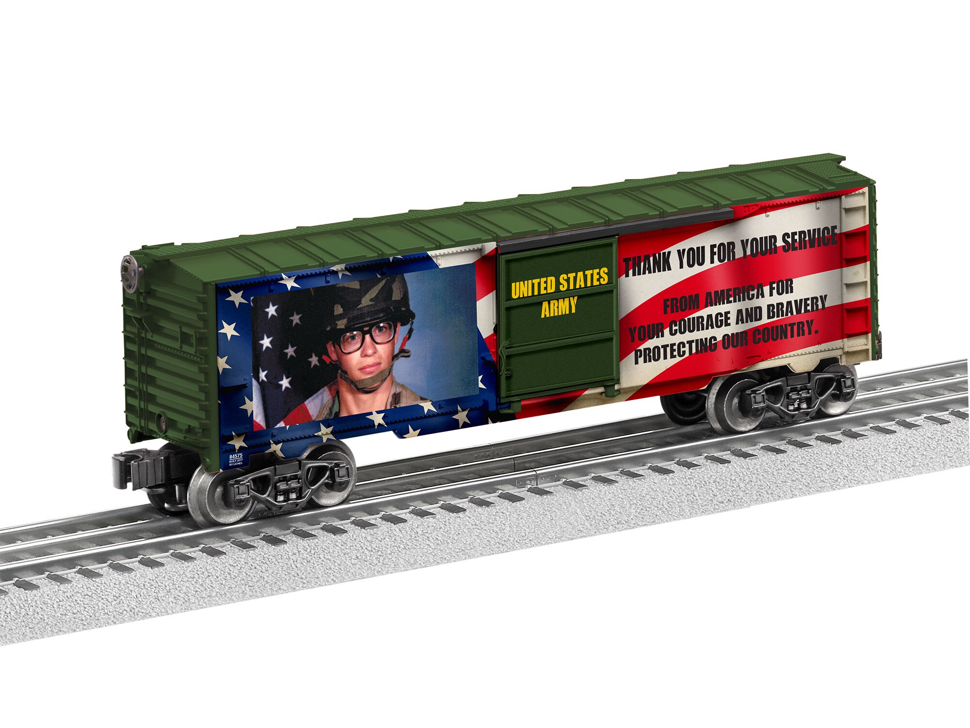 Army Personalized Boxcar