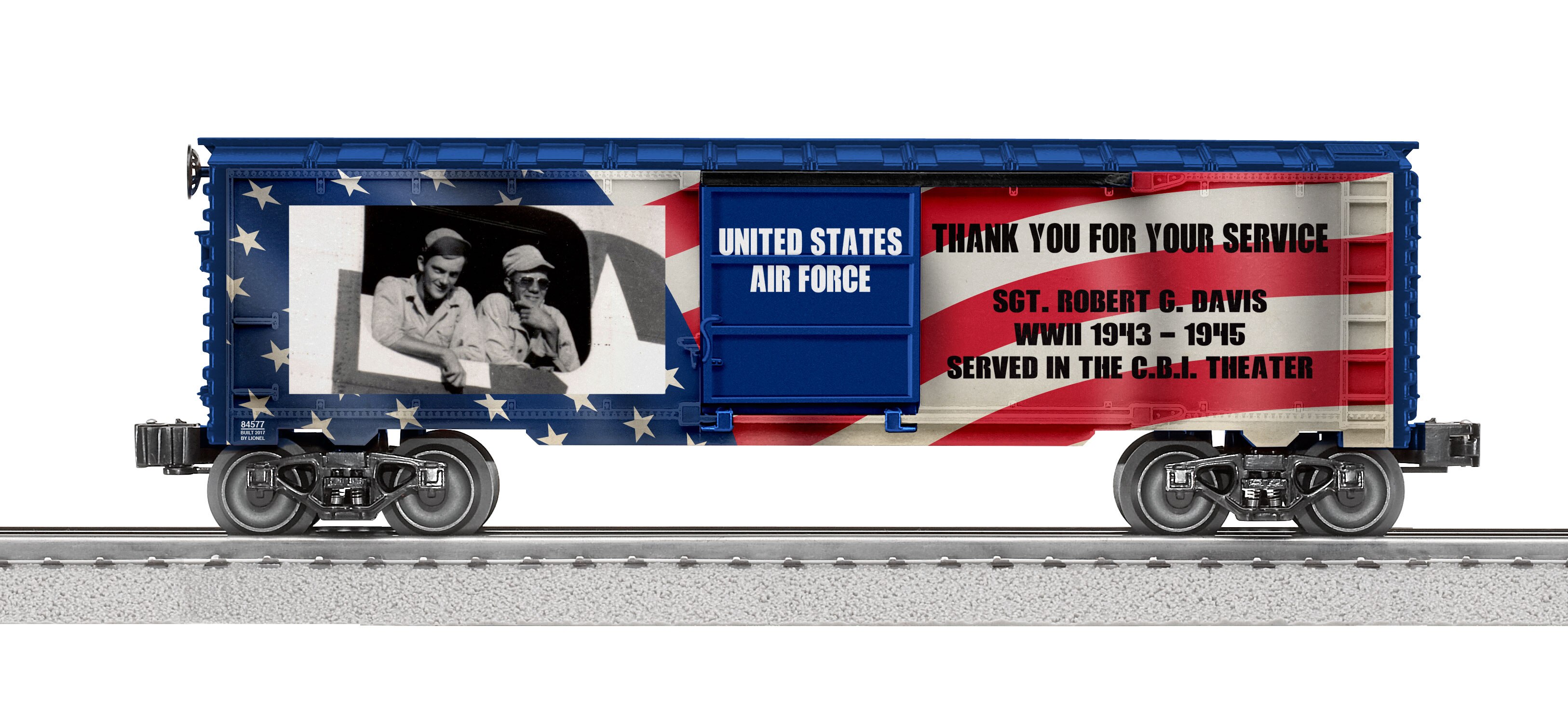 United States Air Force Personalized Boxcar