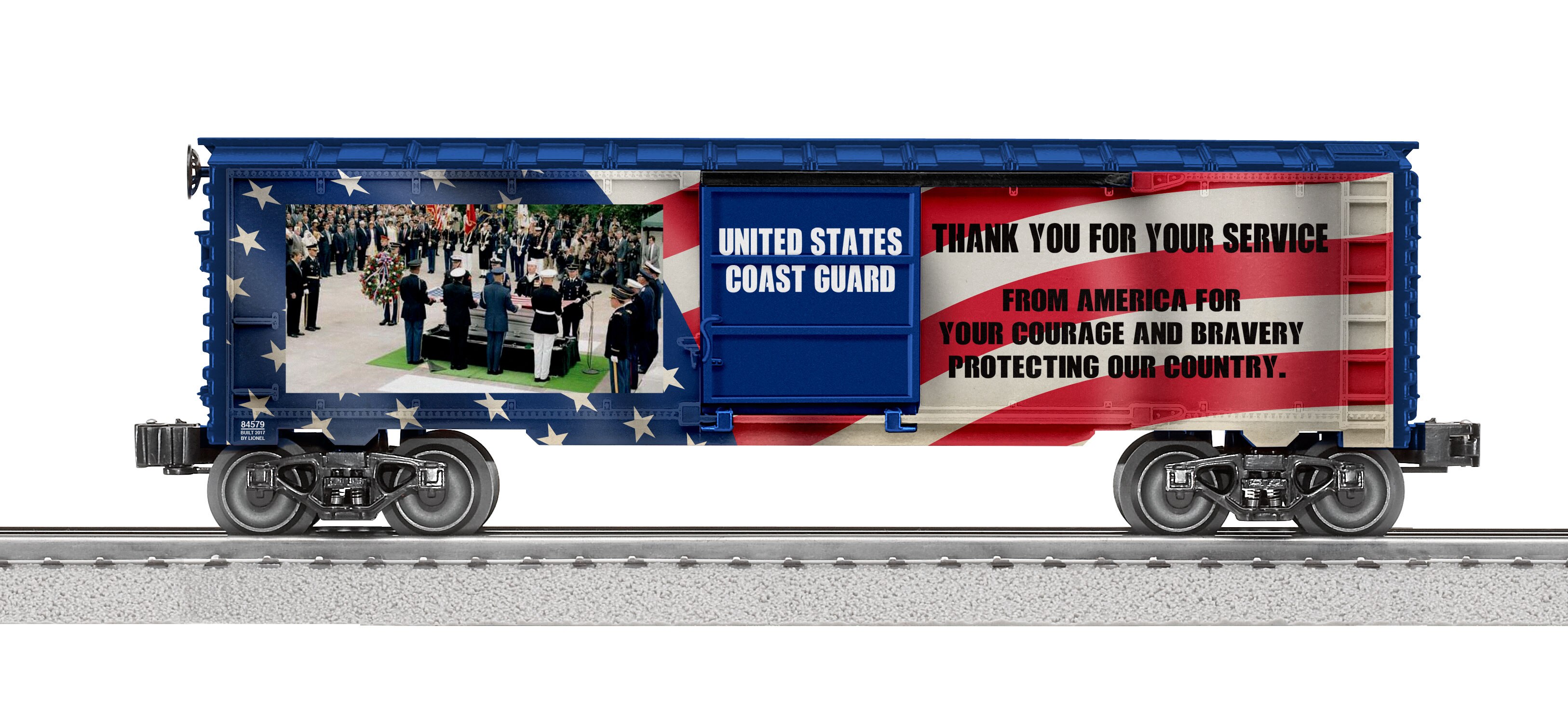 Coast Guard Personalized Boxcar