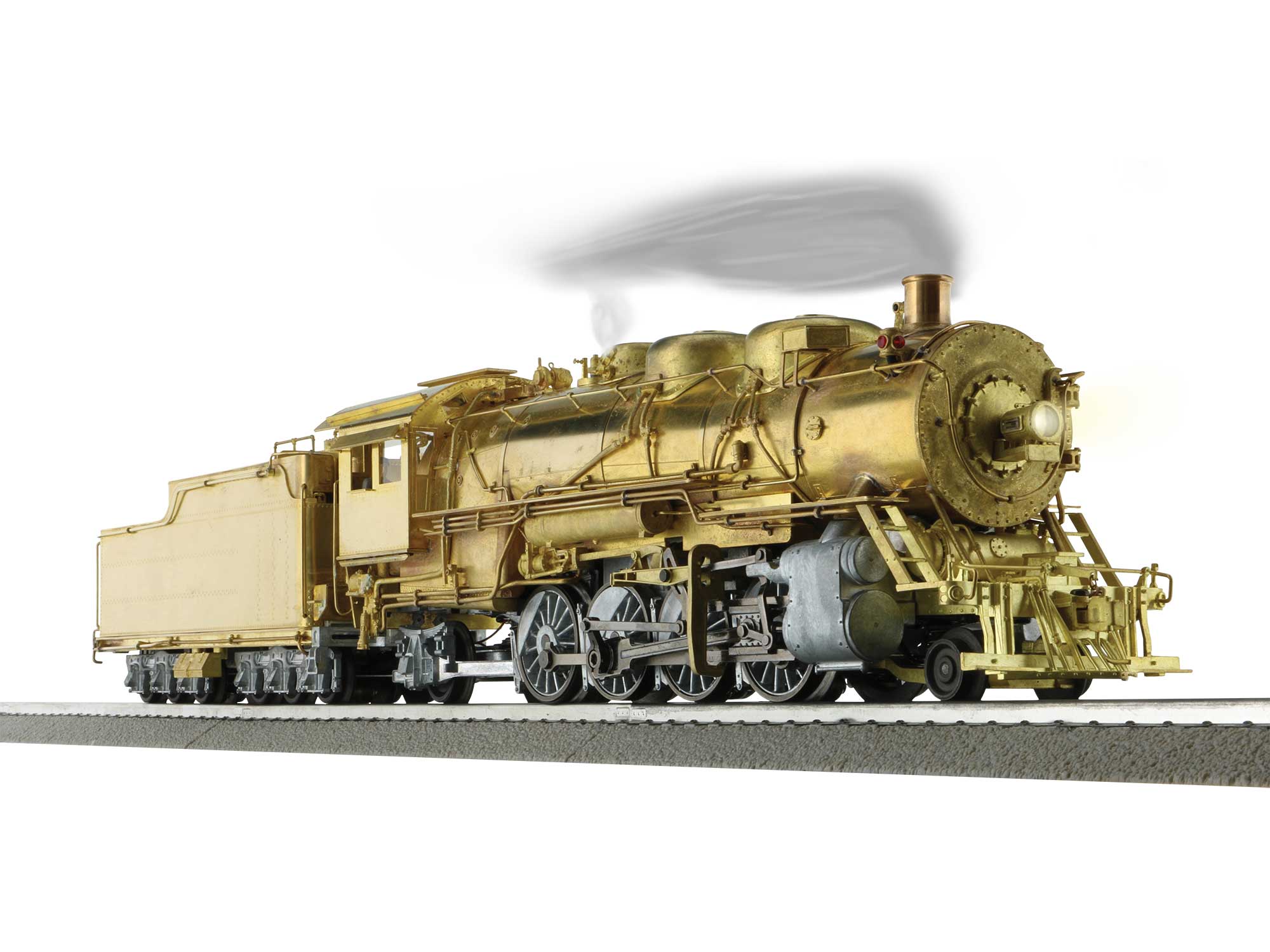 LEGACY Brass Hybrid Santa Fe 3160 Class Mikado #3222 - Unpainted