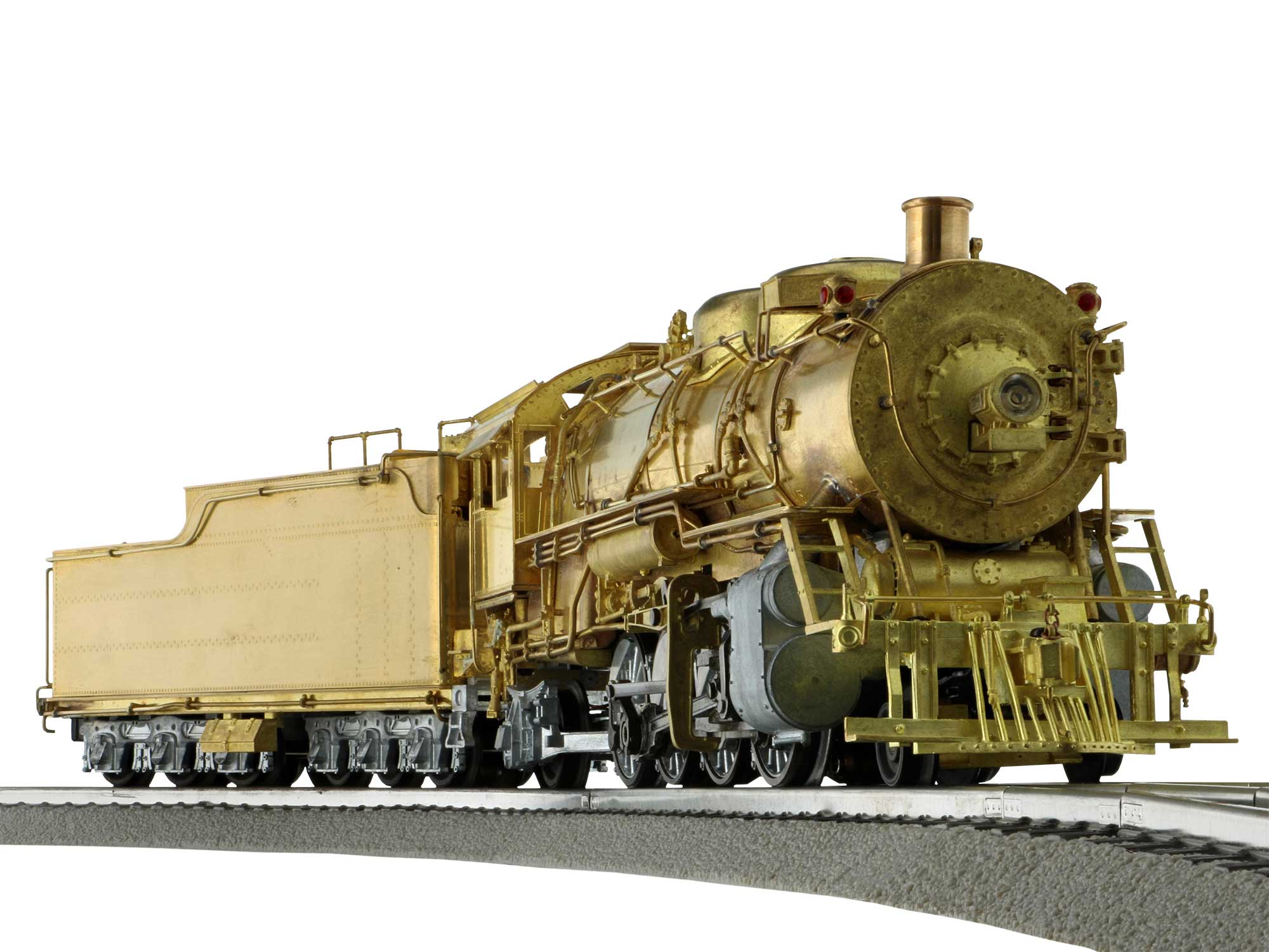 LEGACY Brass Hybrid Santa Fe 3160 Class Mikado #3222 - Unpainted