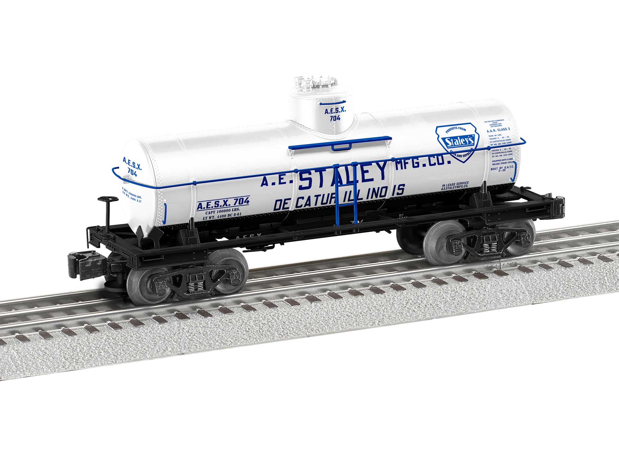 AE Staley 8000 Gallon Tank Car #704