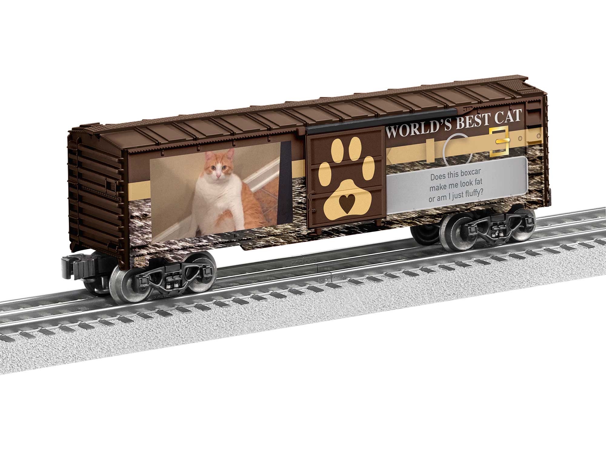 World's Greatest Cat Personalized Boxcar
