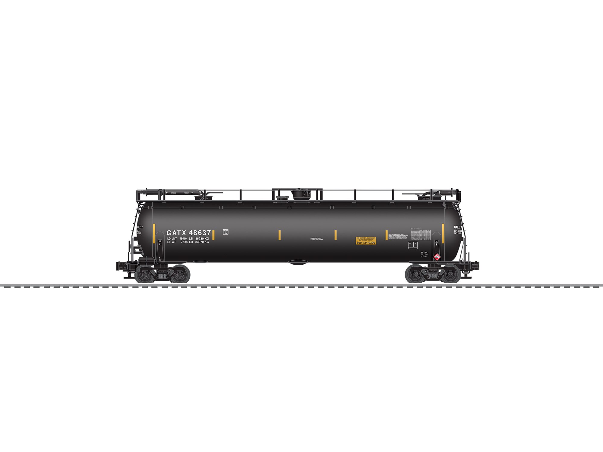 GATX TankTrain 2 Pack (black) #48677/48636
