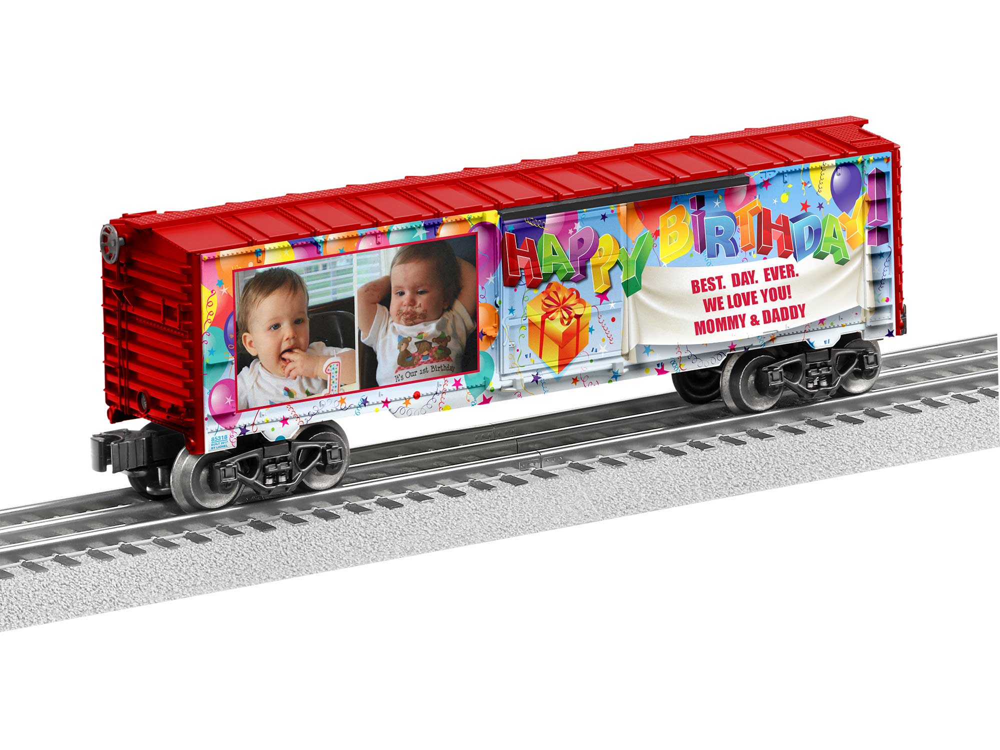 Happy Birthday Personalized Boxcar
