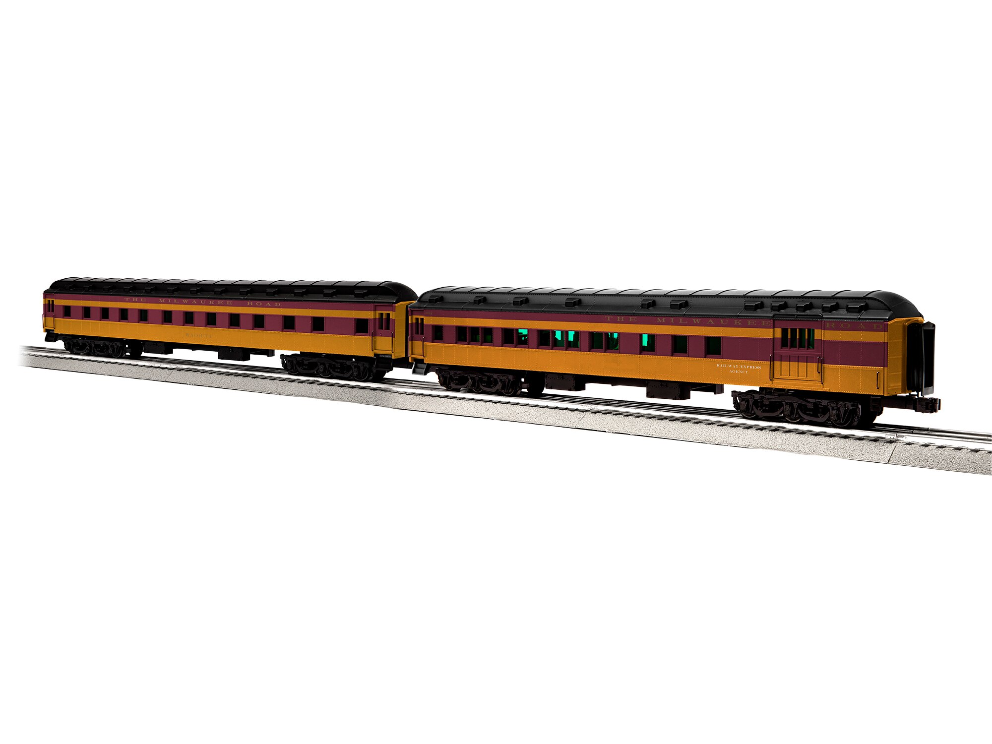 Milwaukee Road Columbian 18" 2 Pack B (Combine / Sleeper)