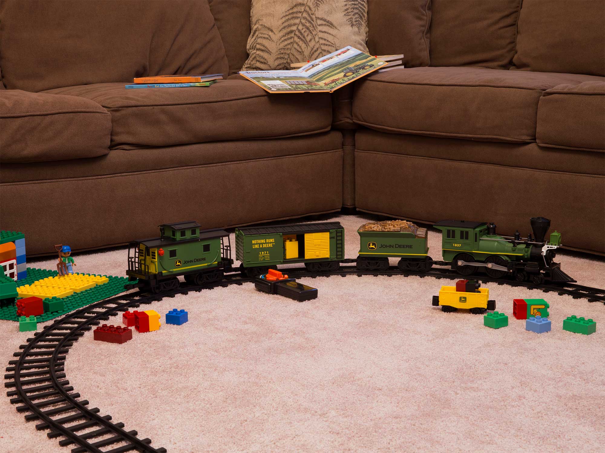 John Deere Ready-to-Play Train Set