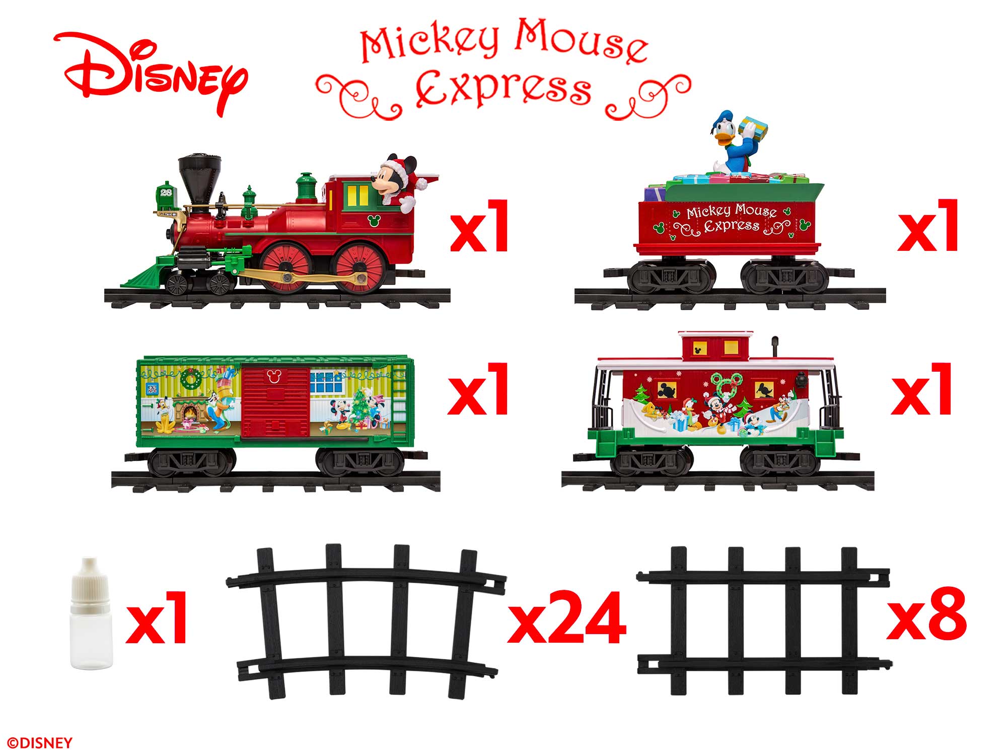Disney Mickey Mouse Express Ready-to-Play Train Set w/ Bluetooth