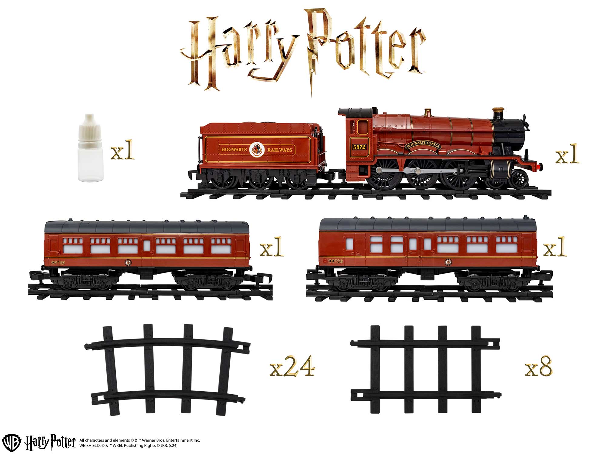 Hogwarts Express Ready-to-Play Train Set w/ Bluetooth