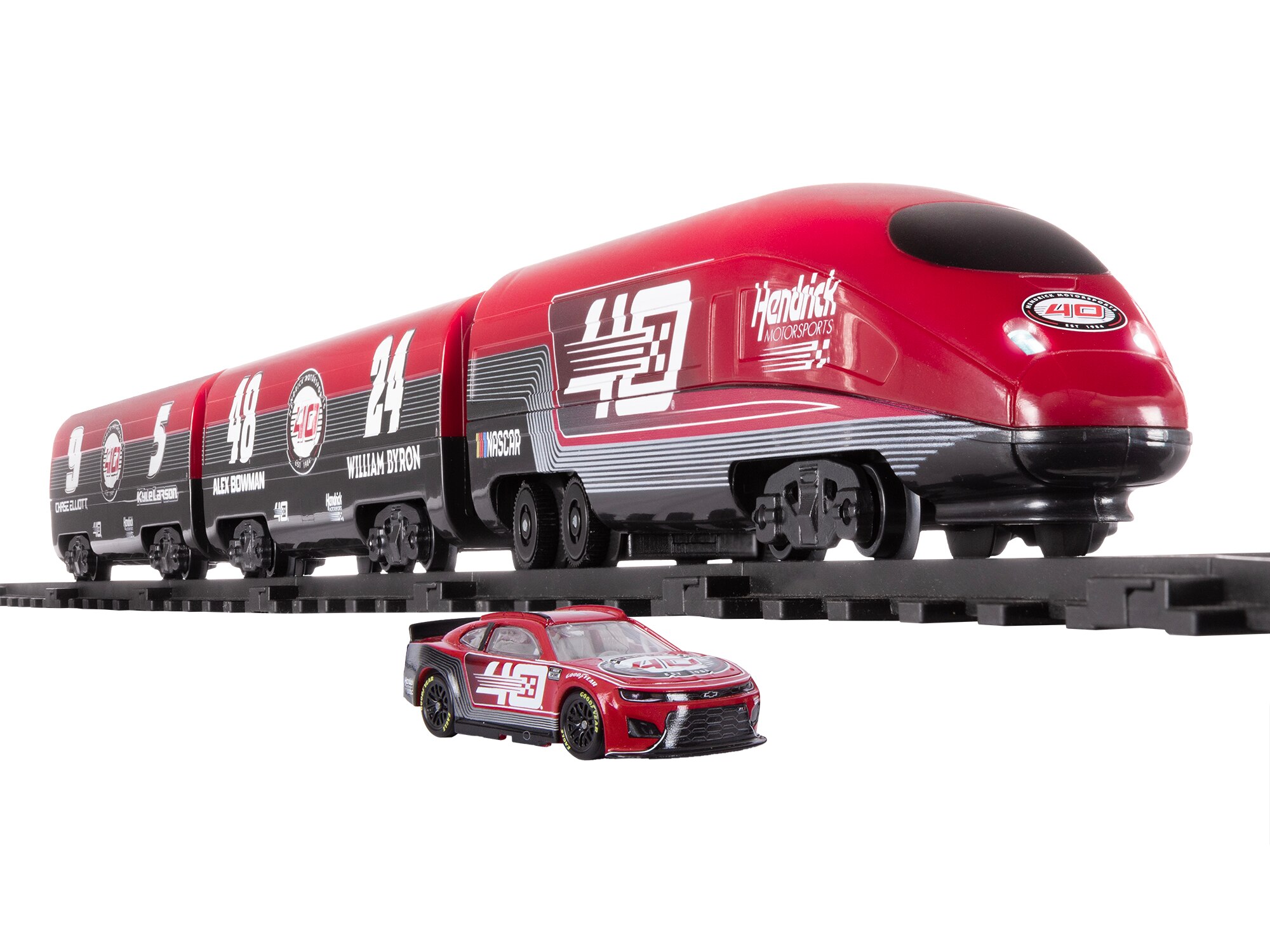HENDRICK MOTORSPORTS 40TH ANNIVERSARY MINI READY TO PLAY TRAIN SET