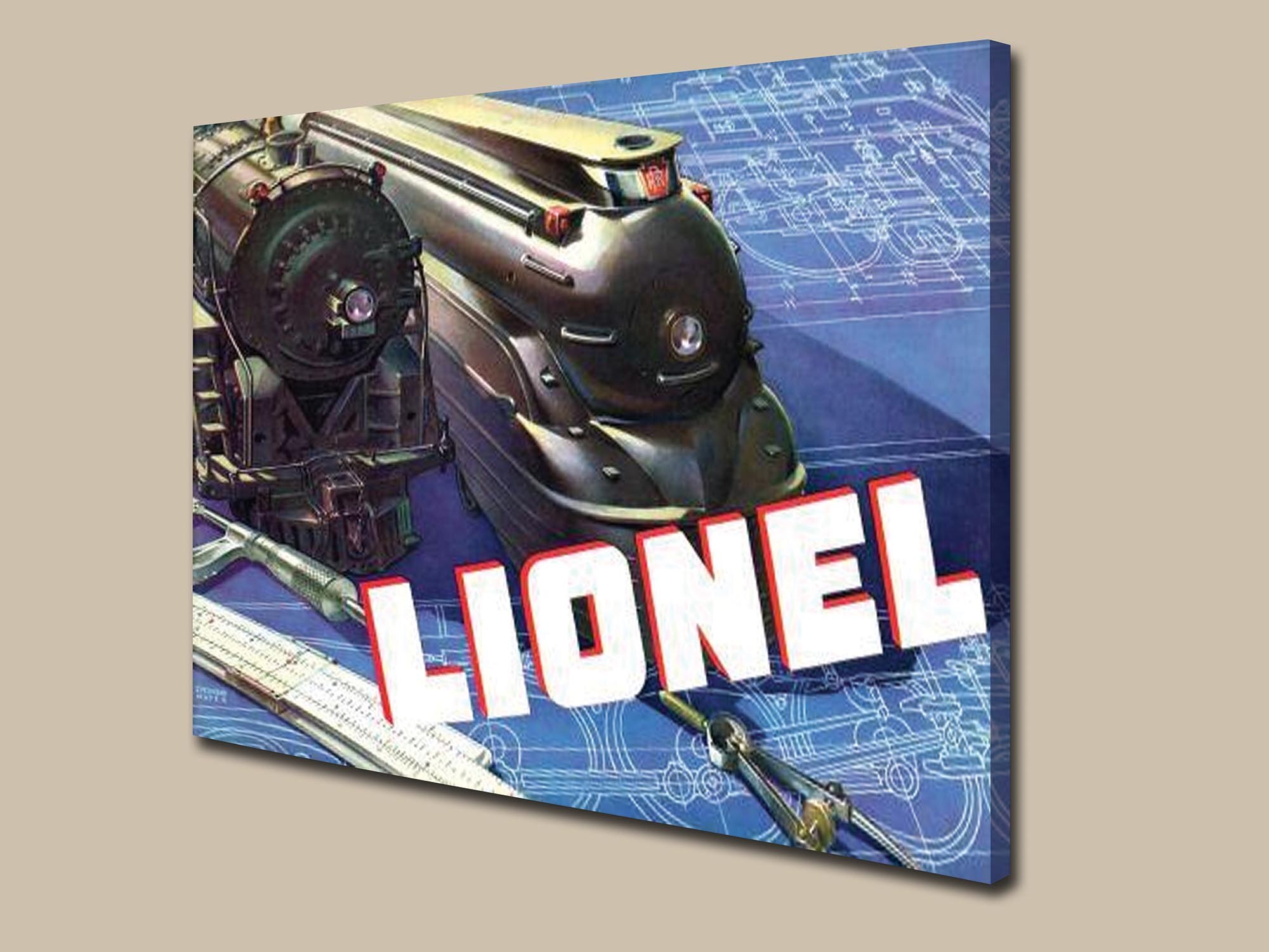 1936 Catalog Cover Large Classic Lionel Canvas Print